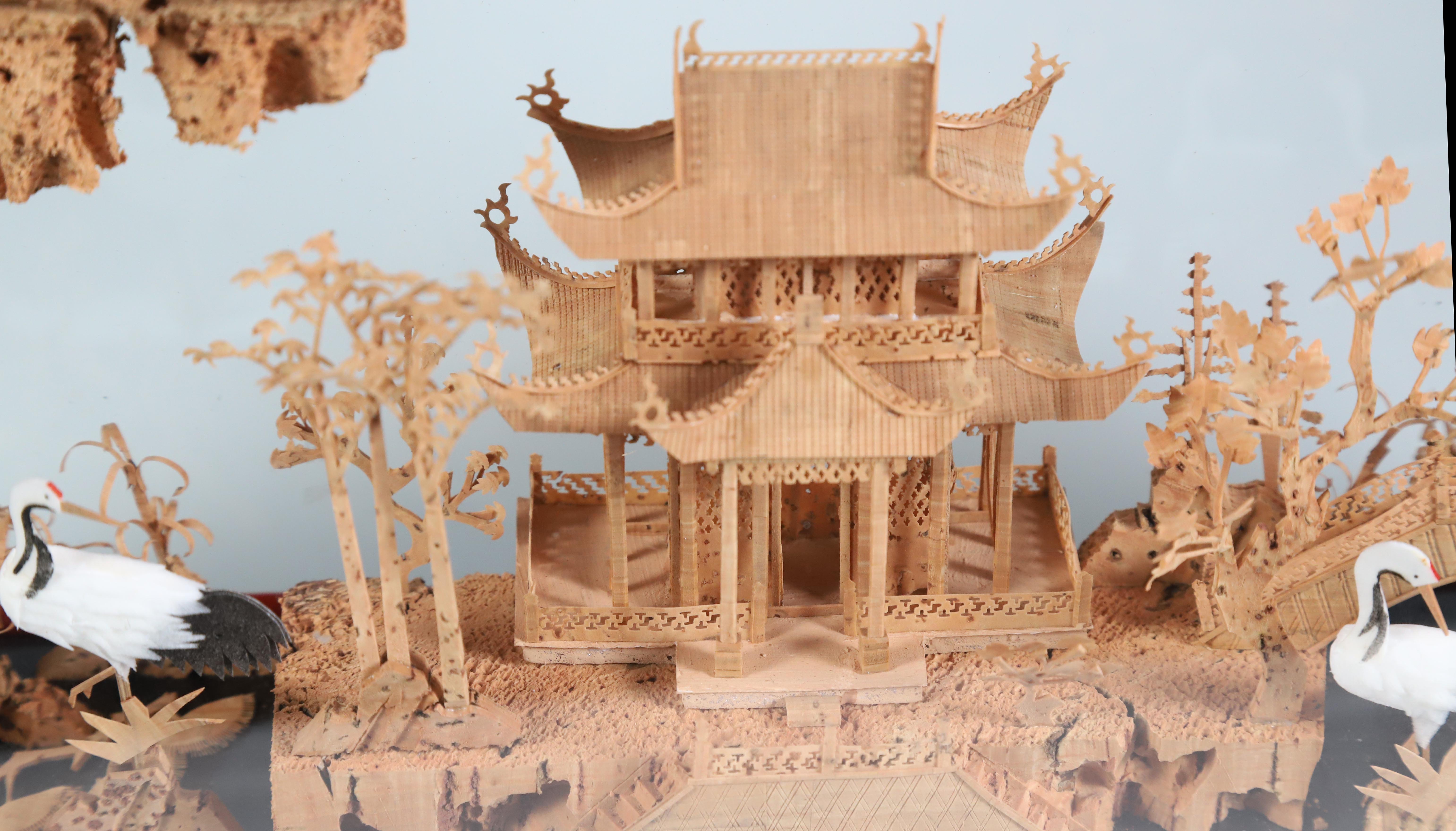 38436 Japanese Cork Diorama H_IMG_9458 - Rafael Osona Auctions ...
