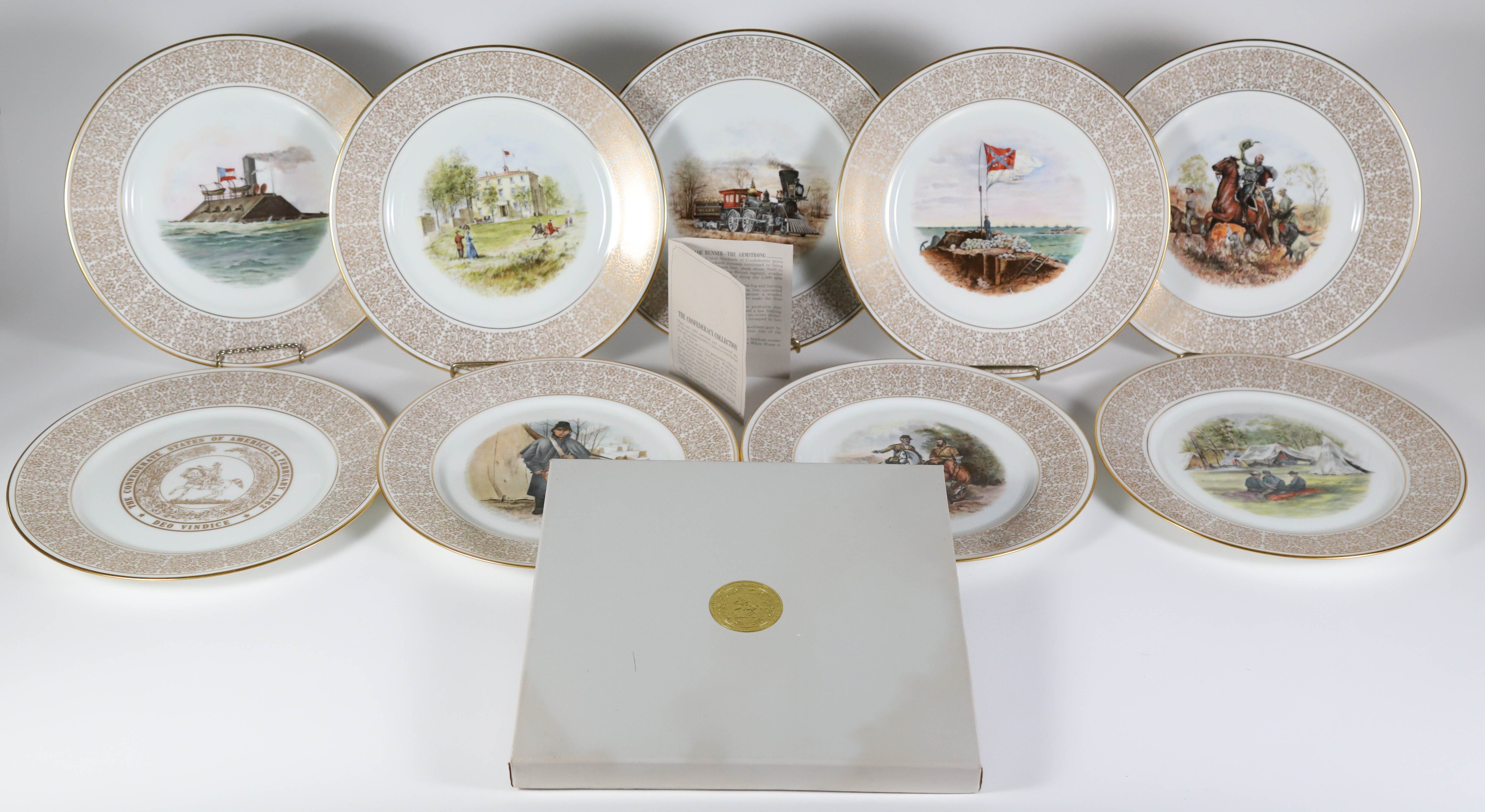 Collection of Ten Oxford Bone China by Lenox "Confederacy Collection ...