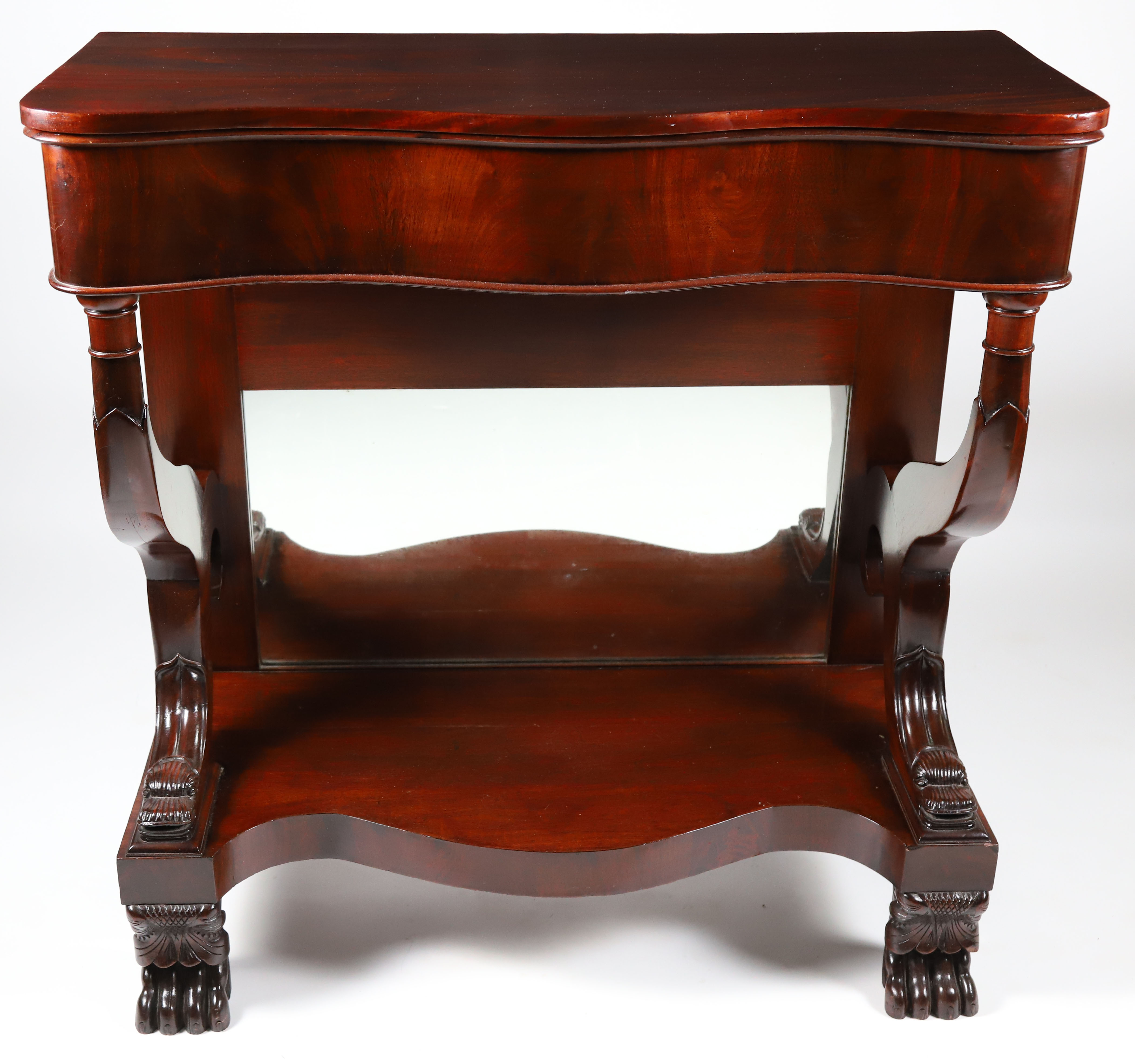 American Carved Mahogany Pier Table, circa 1840 - Rafael Osona Auctions ...