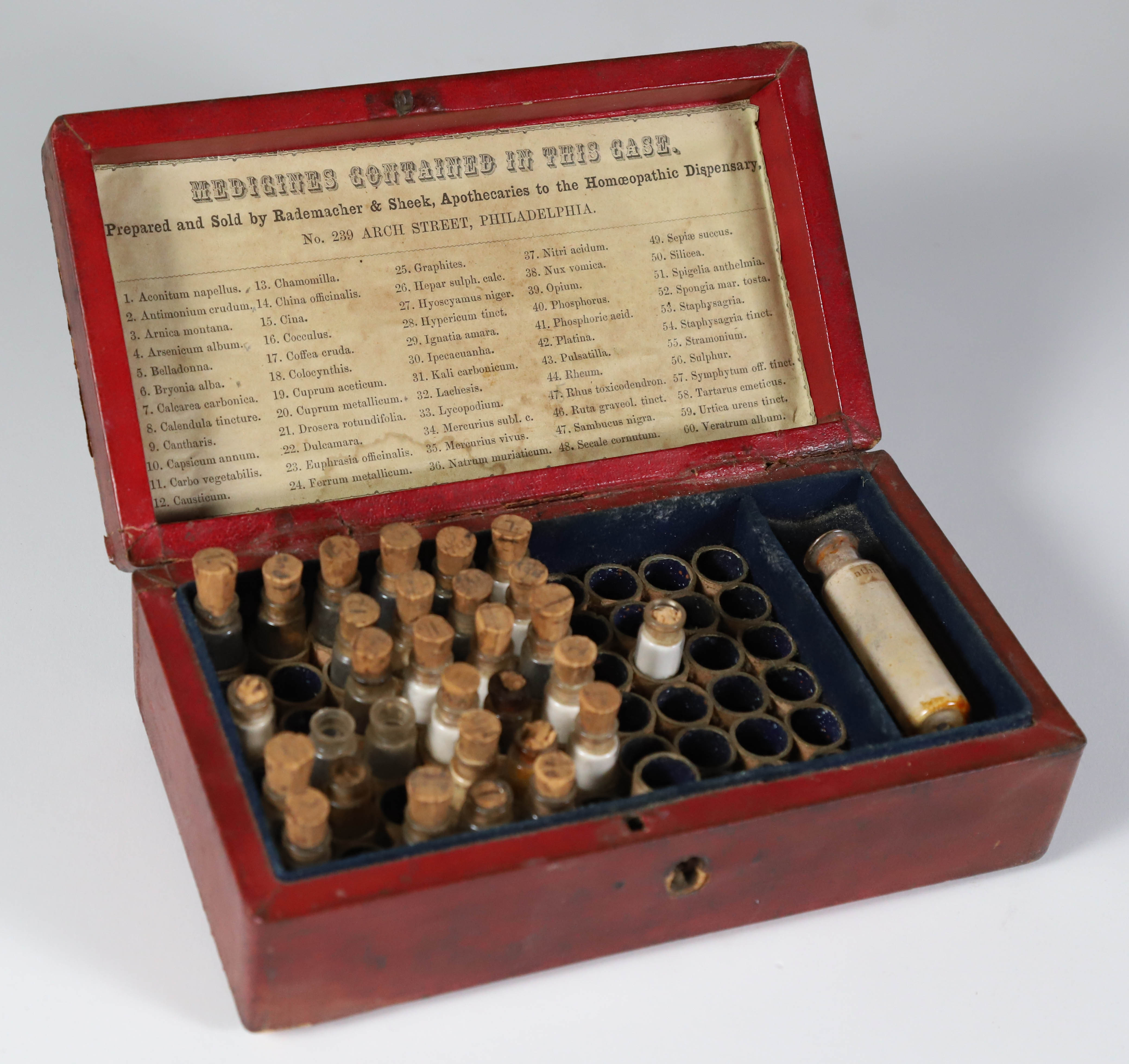 Tooled Leather Medicine Box Philadelphia, 19th Century - Rafael Osona ...