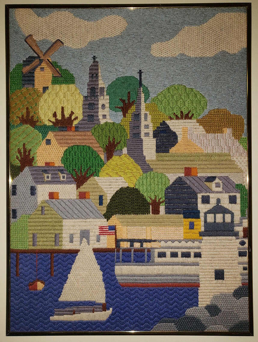 Erica Wilson Nantucket Needlepoint - Vintage Erica Wilson Nantucket ...