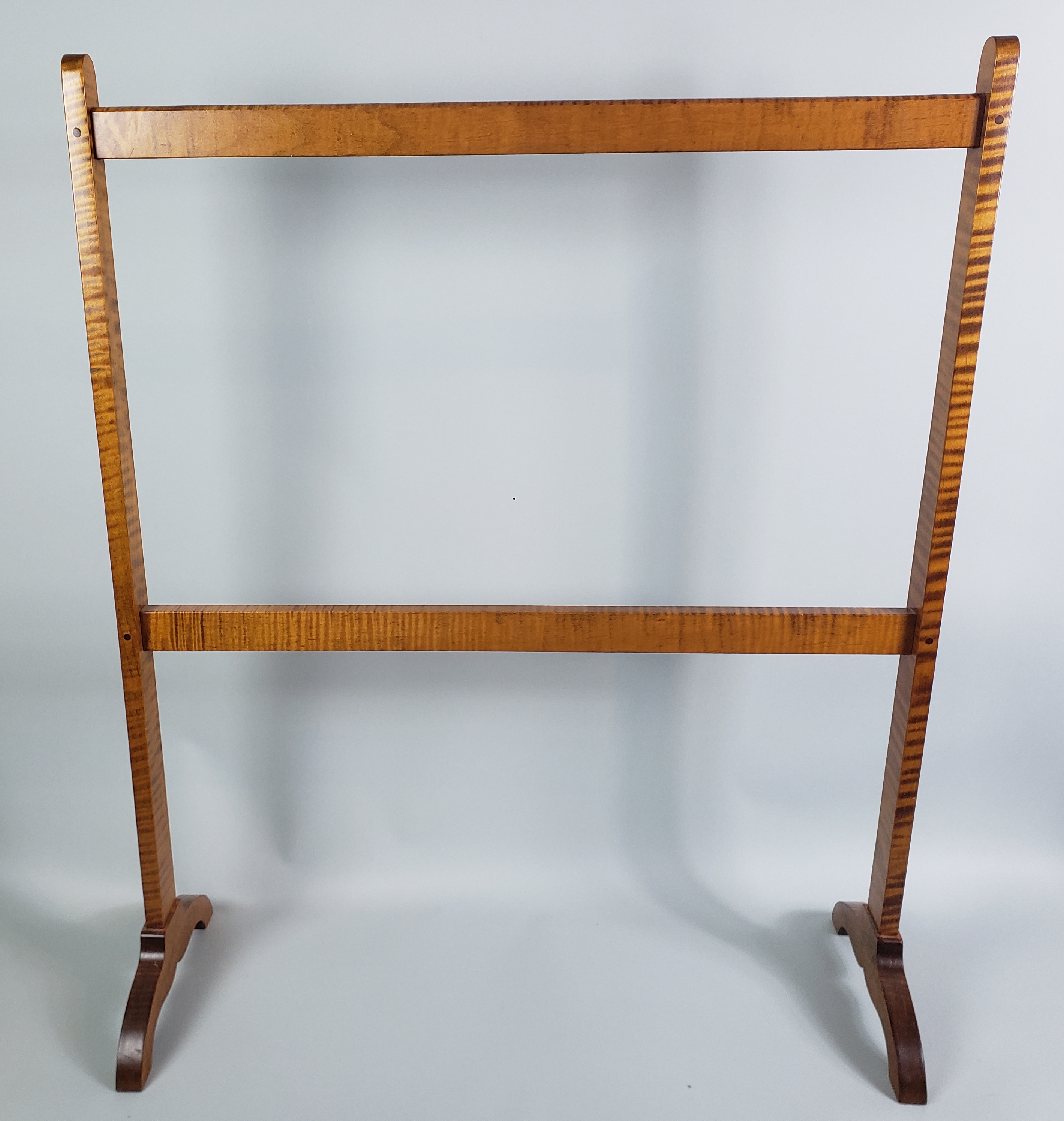 Dave Burtchill Tiger Maple Quilt Rack - Vintage Dave Burtchill American ...