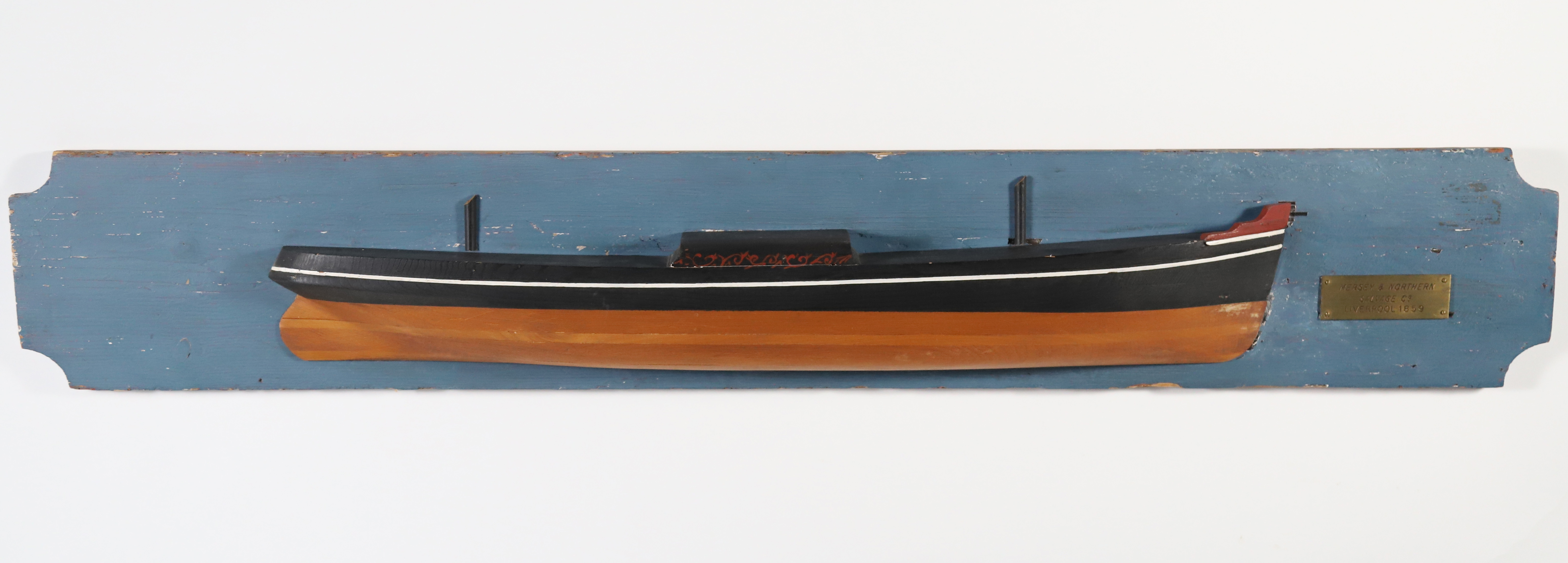 An Appealing Large Half Hull Ship Model - Large Half Hull Ship Model ...