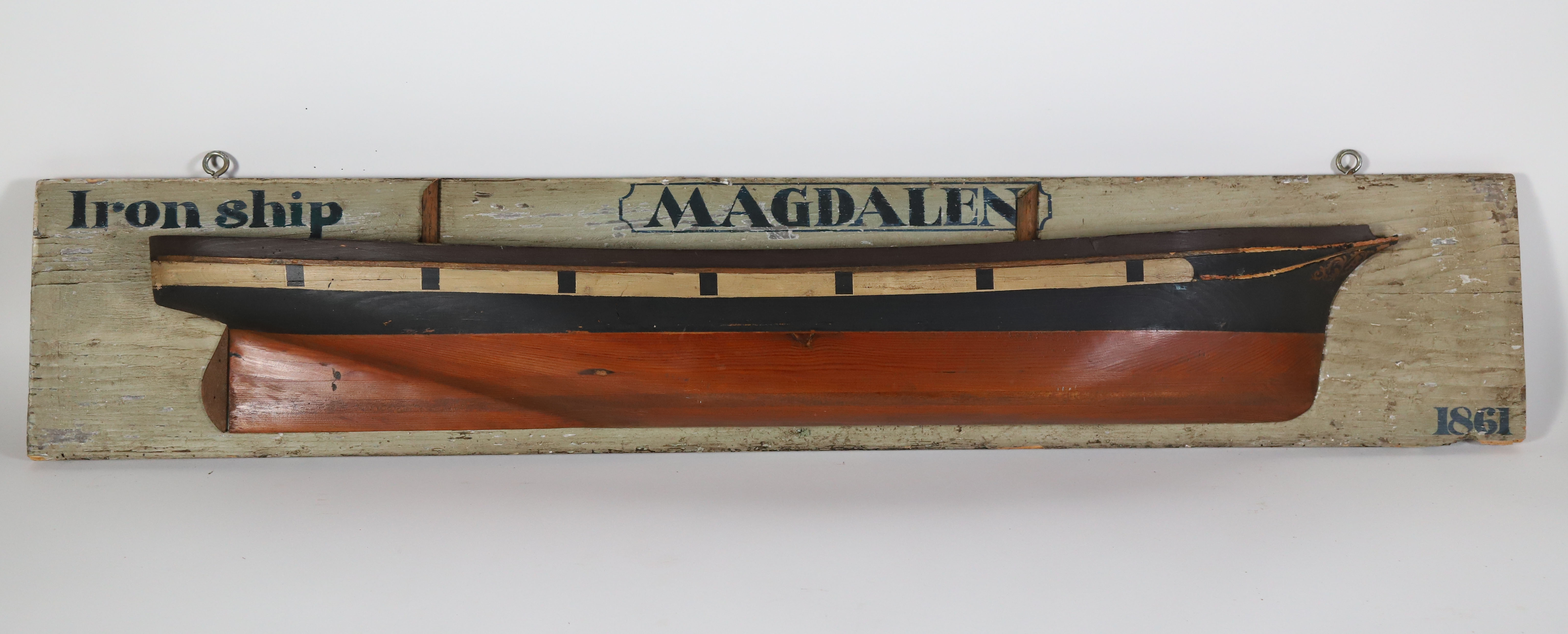 Ship's Half Hull Magdalen - Iron Ship Magdalen Half Hull - Rafael Osona ...