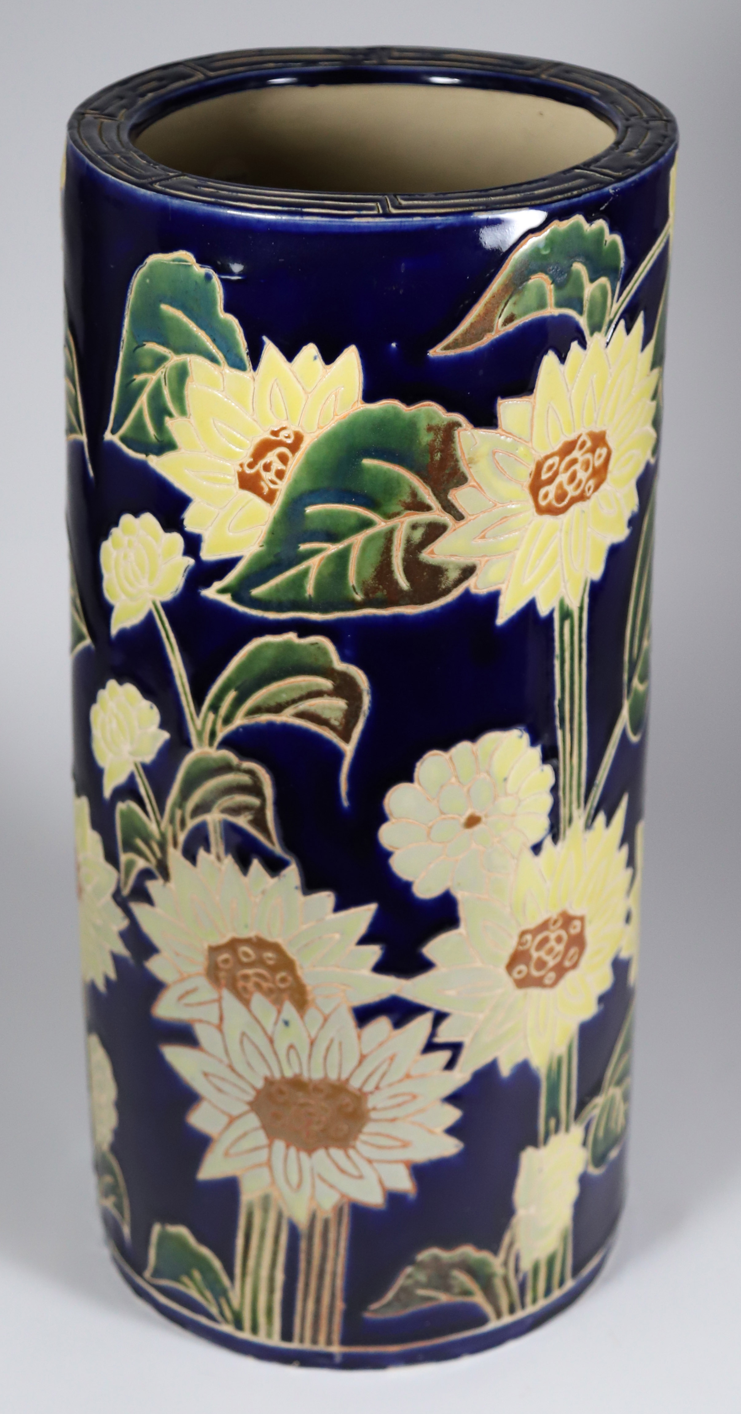 Art Deco Style Ceramic Umbrella Stand - Art Deco Style Ceramic Umbrella ...