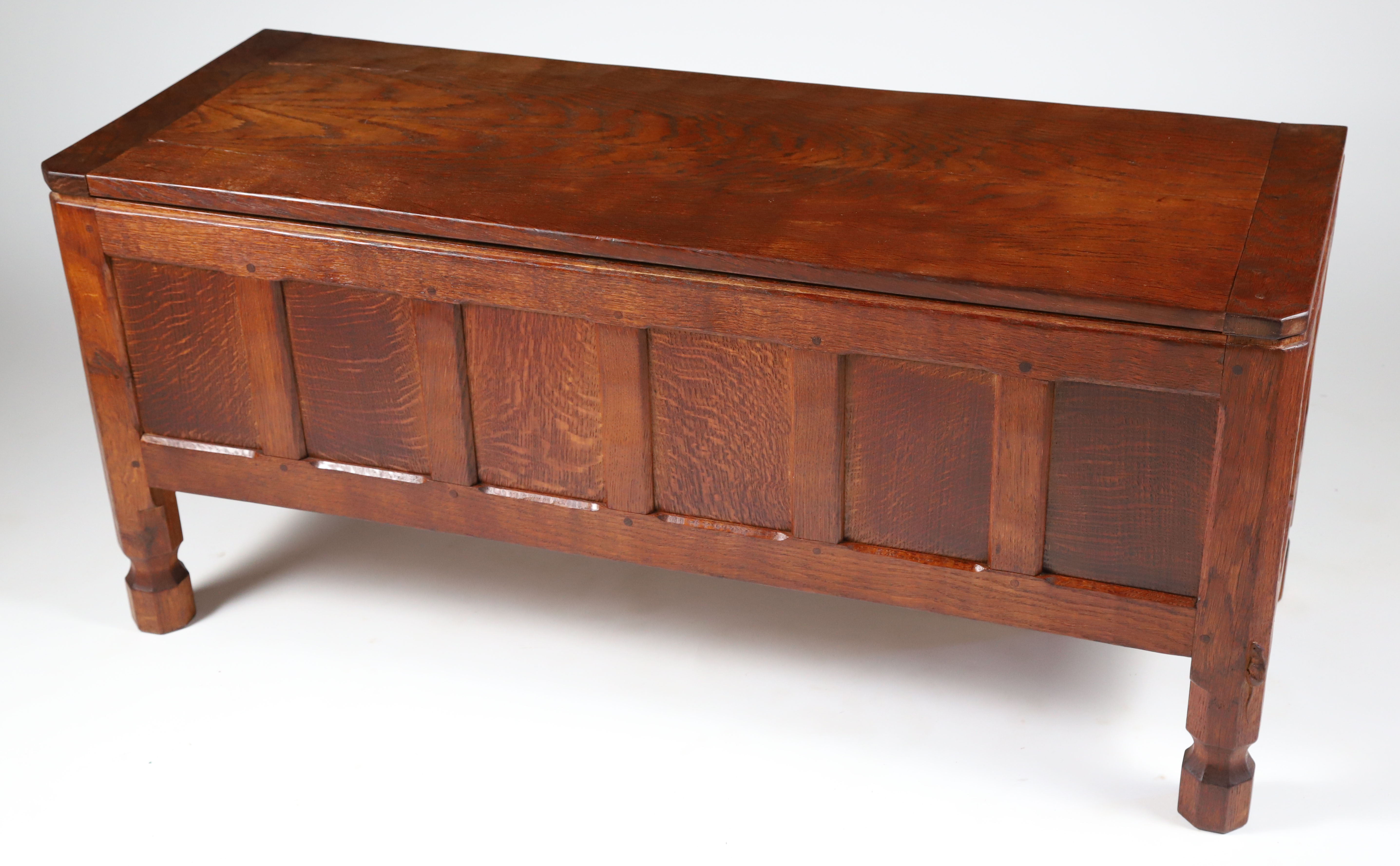 Robert Thompson "Mouse Man of Kilburn" Petite Carved Oak Vintage ...