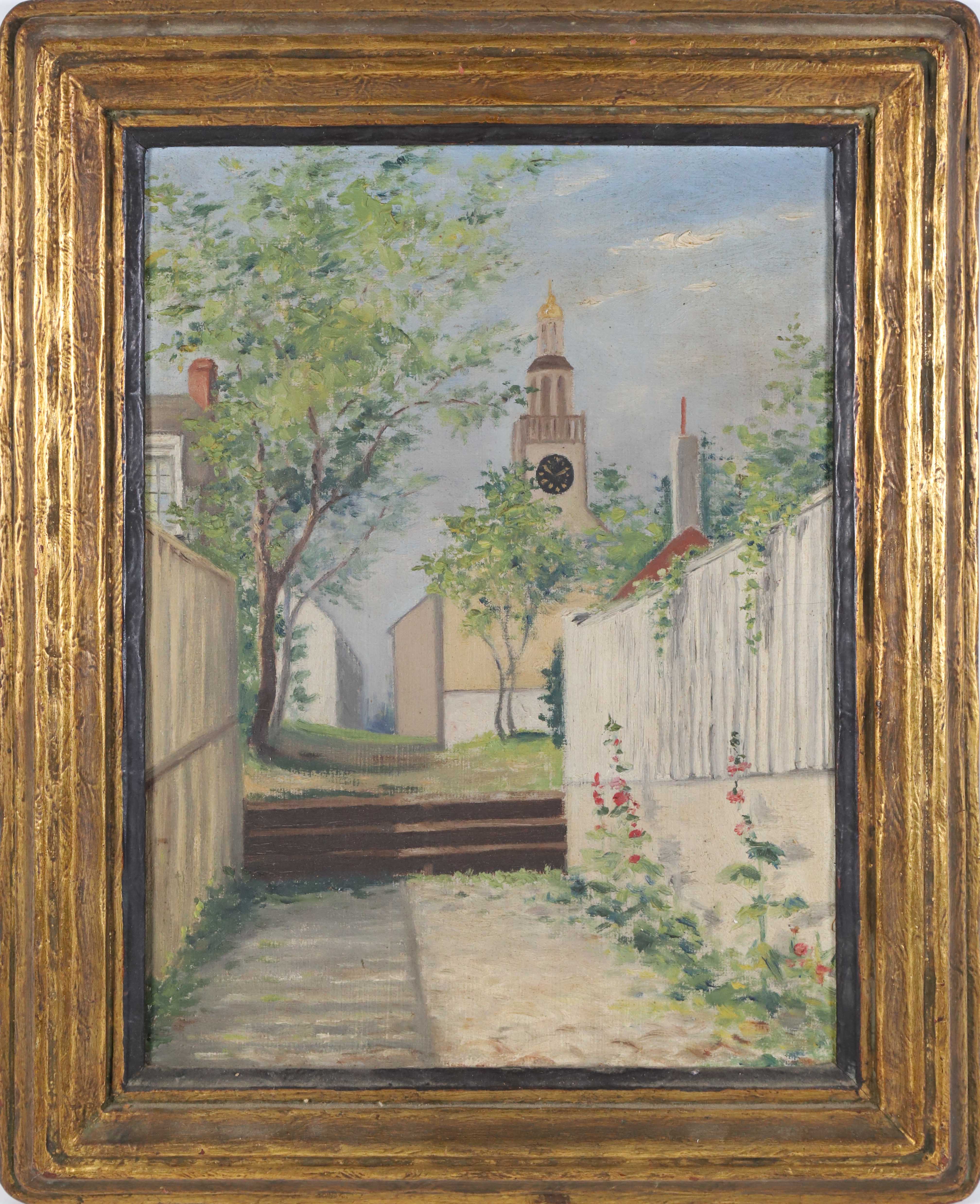 Attributed to William Paskell (1866-1951) Oil on Board "A View of ...