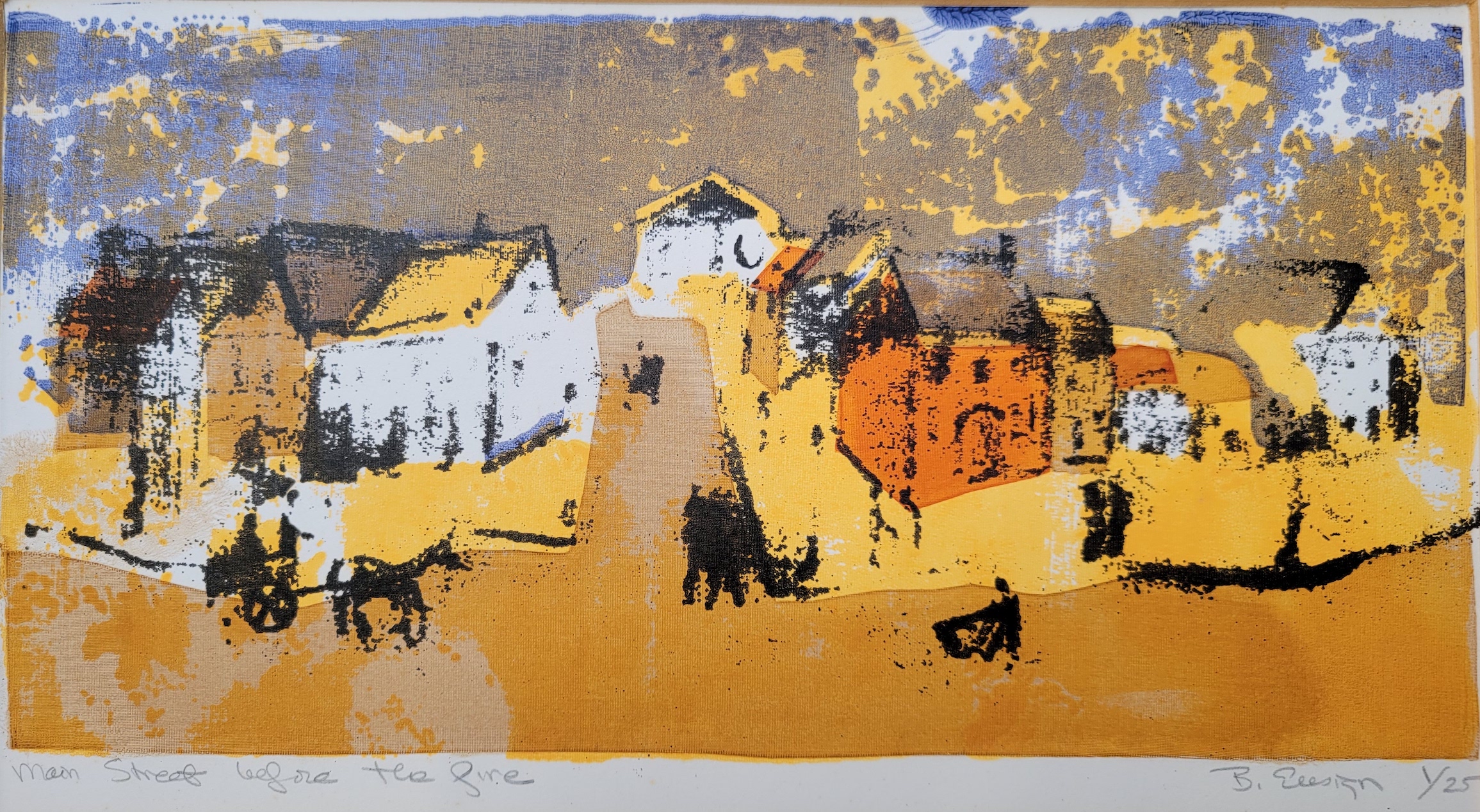 Elizabeth “Betty” Yates Ensign Mid Century Modern “Main Street Before ...