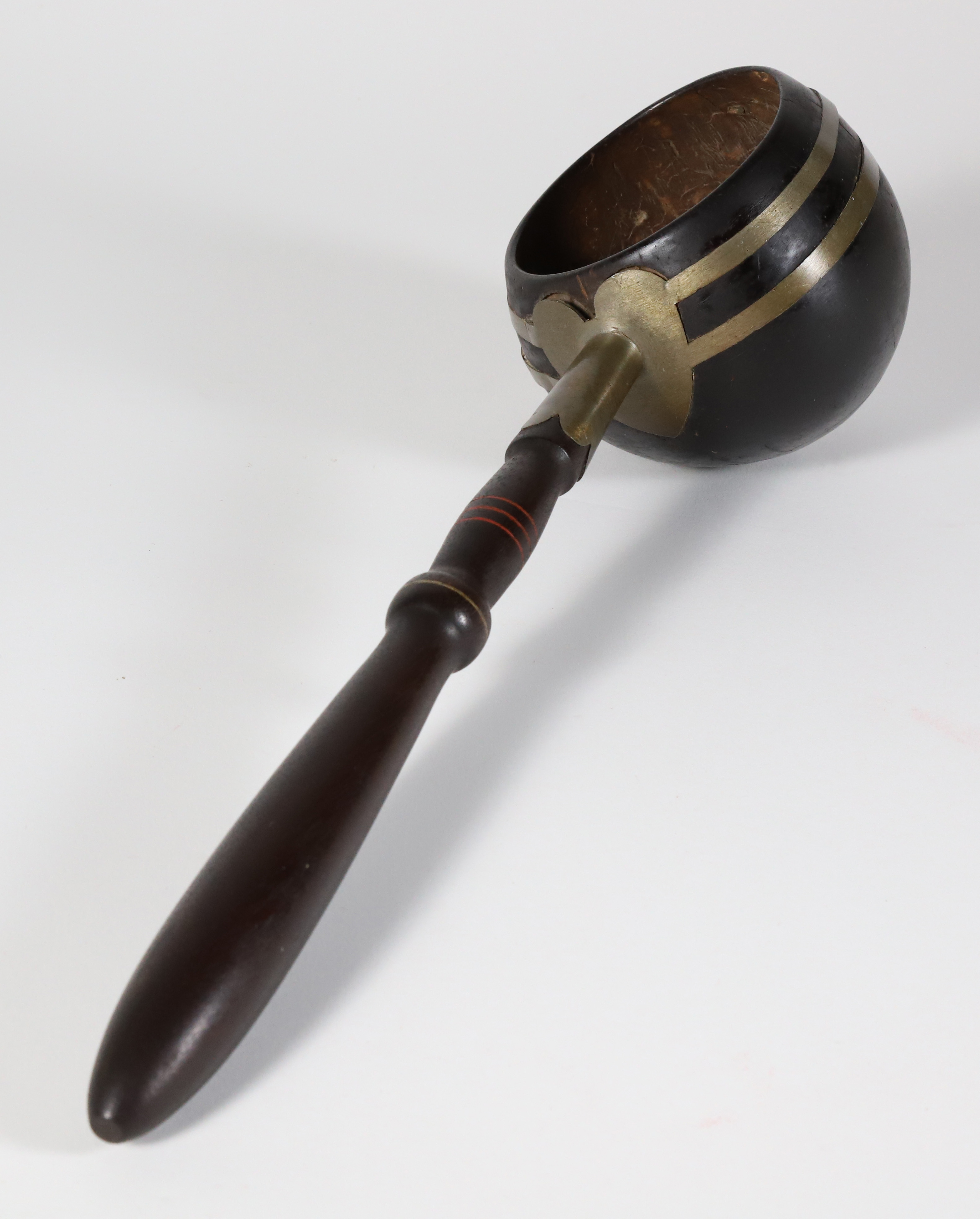 Sailor Made Coconut Shell Rum Dipper 19th Century - Sailor Made Coconut ...