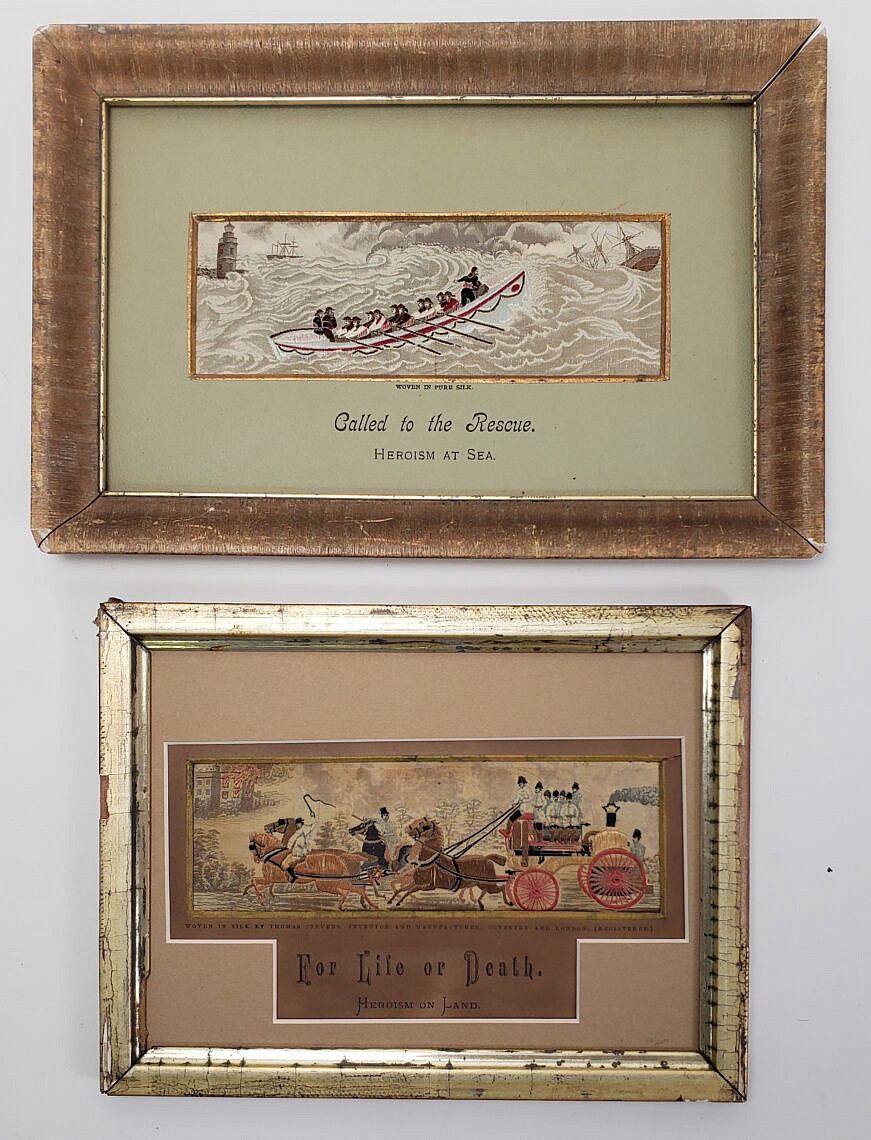 Two Thomas Stevens Stevengraphs - Two Thomas Stevens Stevengraphs, 19th ...