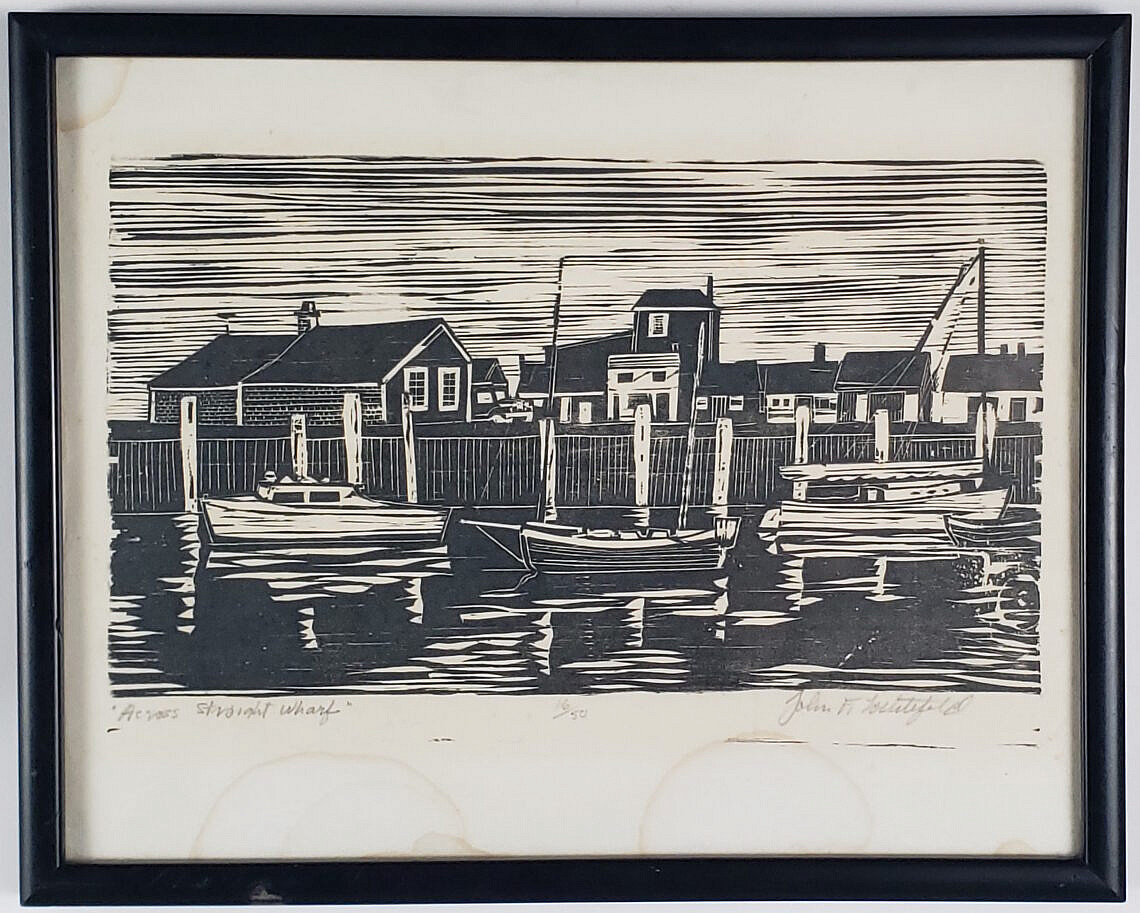 John Lochtefeld Nantucket Woodblock Print - John F. Lochtefeld Limited ...