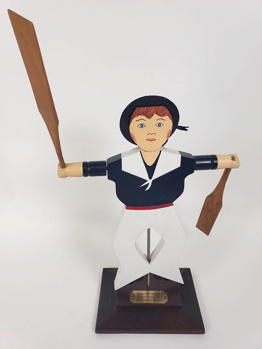 Oscar Ceely Nantucket Whirligig - Vintage Oscar Ceely Jr. Carved and ...