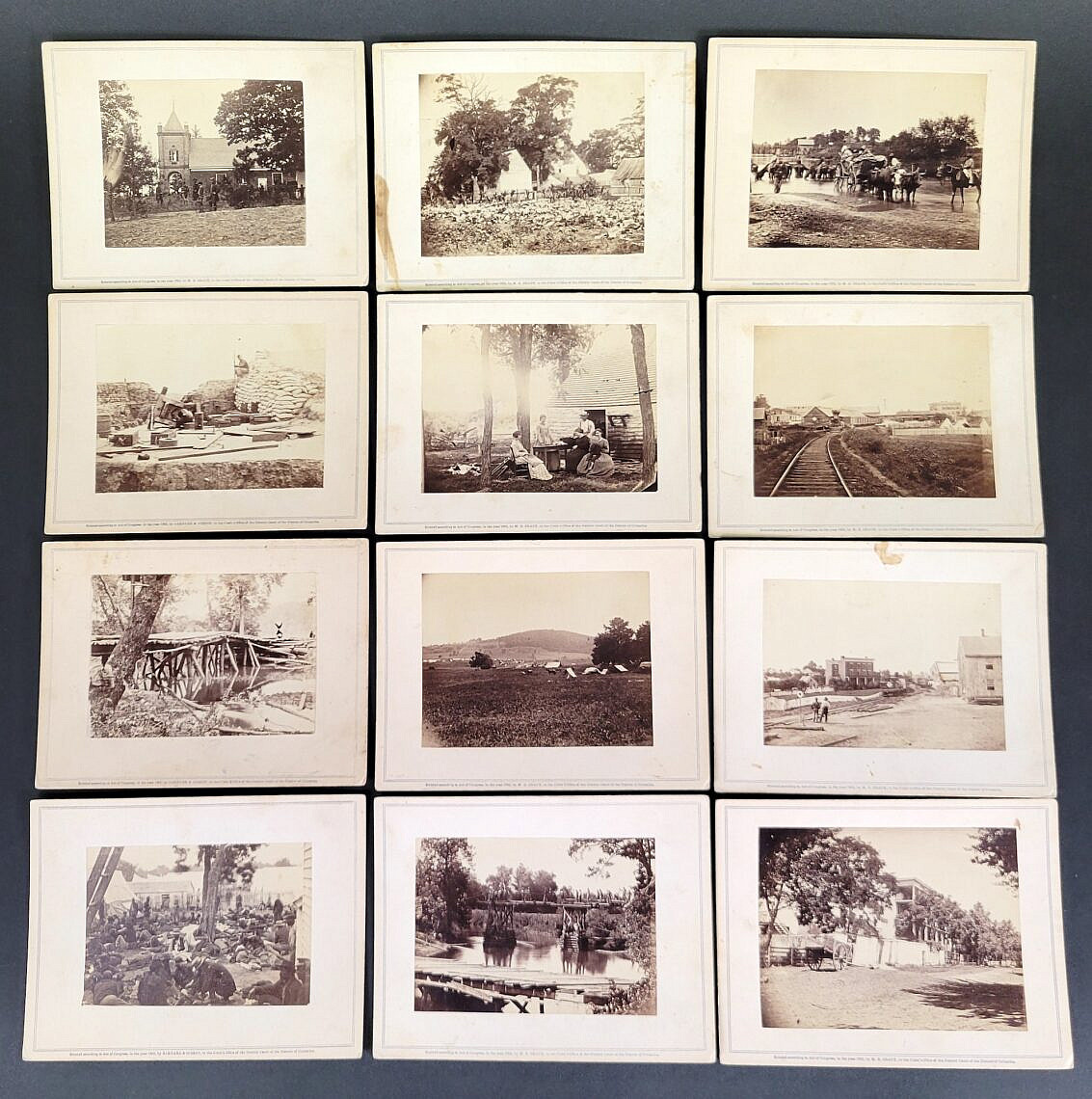 Twelve Mathew Brady American Civil War “Brady’s Album Gallery ...