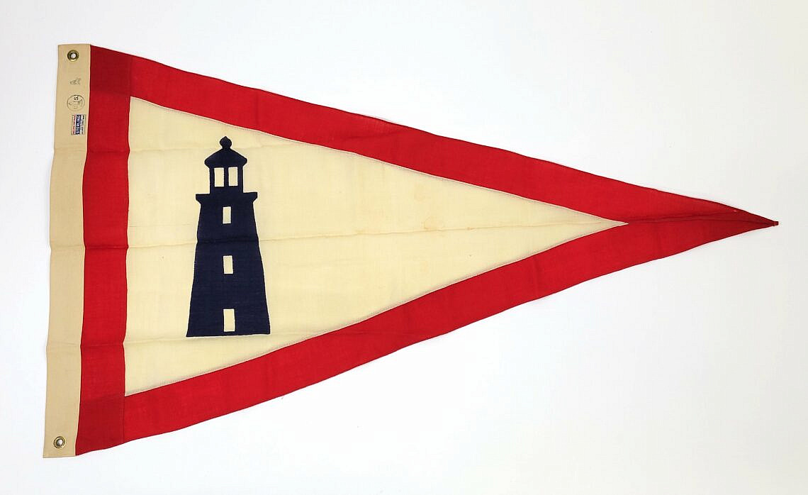 Vintage 1930s United States Lighthouse Service Wool Pennant Flag ...