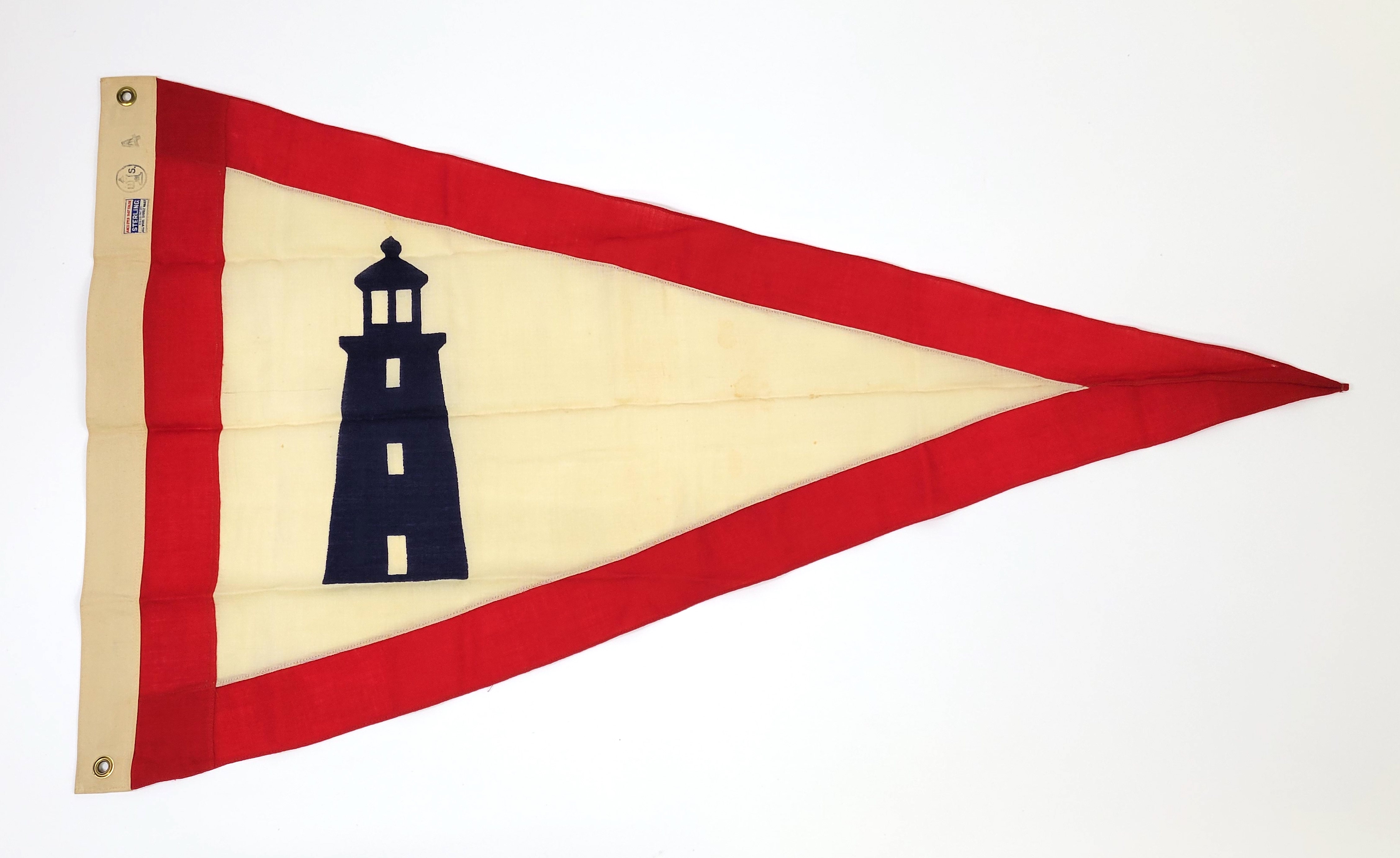 Vintage 1930s United States Lighthouse Service Wool Pennant Flag ...