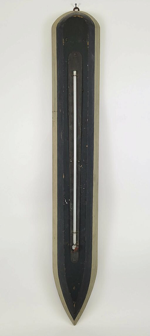 19th Century Paint Decorated Nautical Ship’s Hull Thermometer - 19th ...