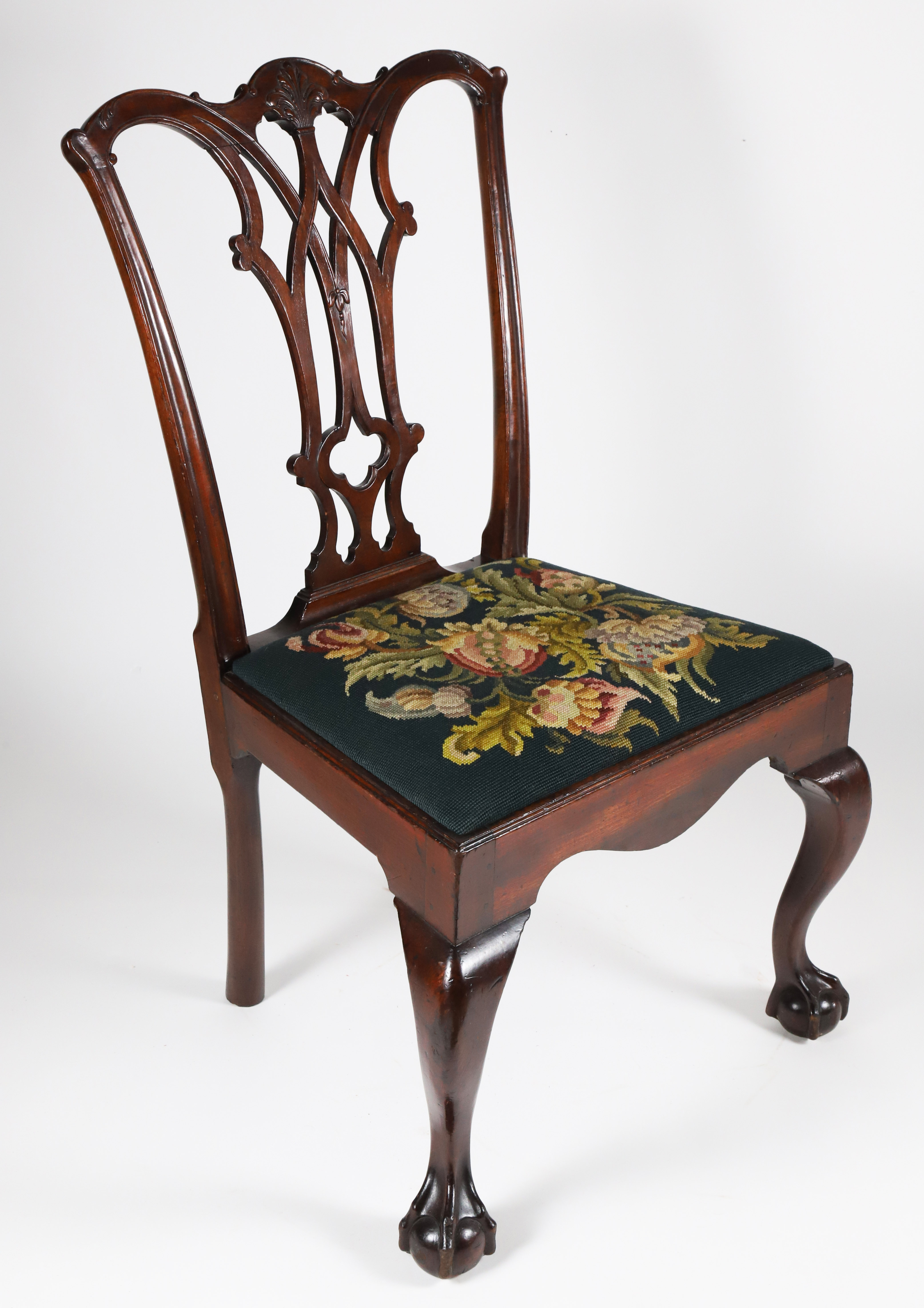 American Chippendale Mahogany Side Chair Probably Philadelphia circa ...