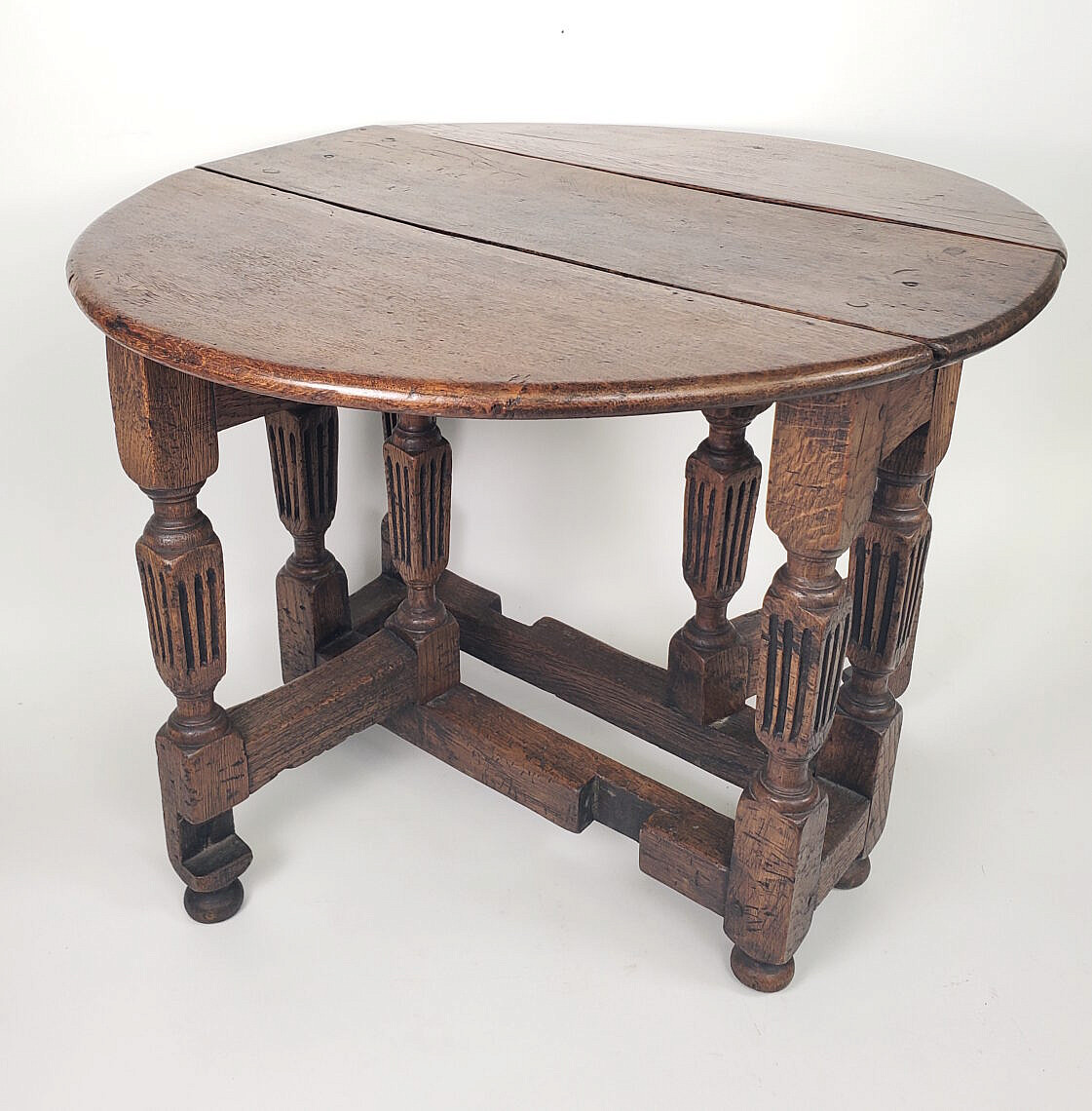 Antique English Oak Gate Leg Table - Antique English Oak Drop Leaf Gate ...