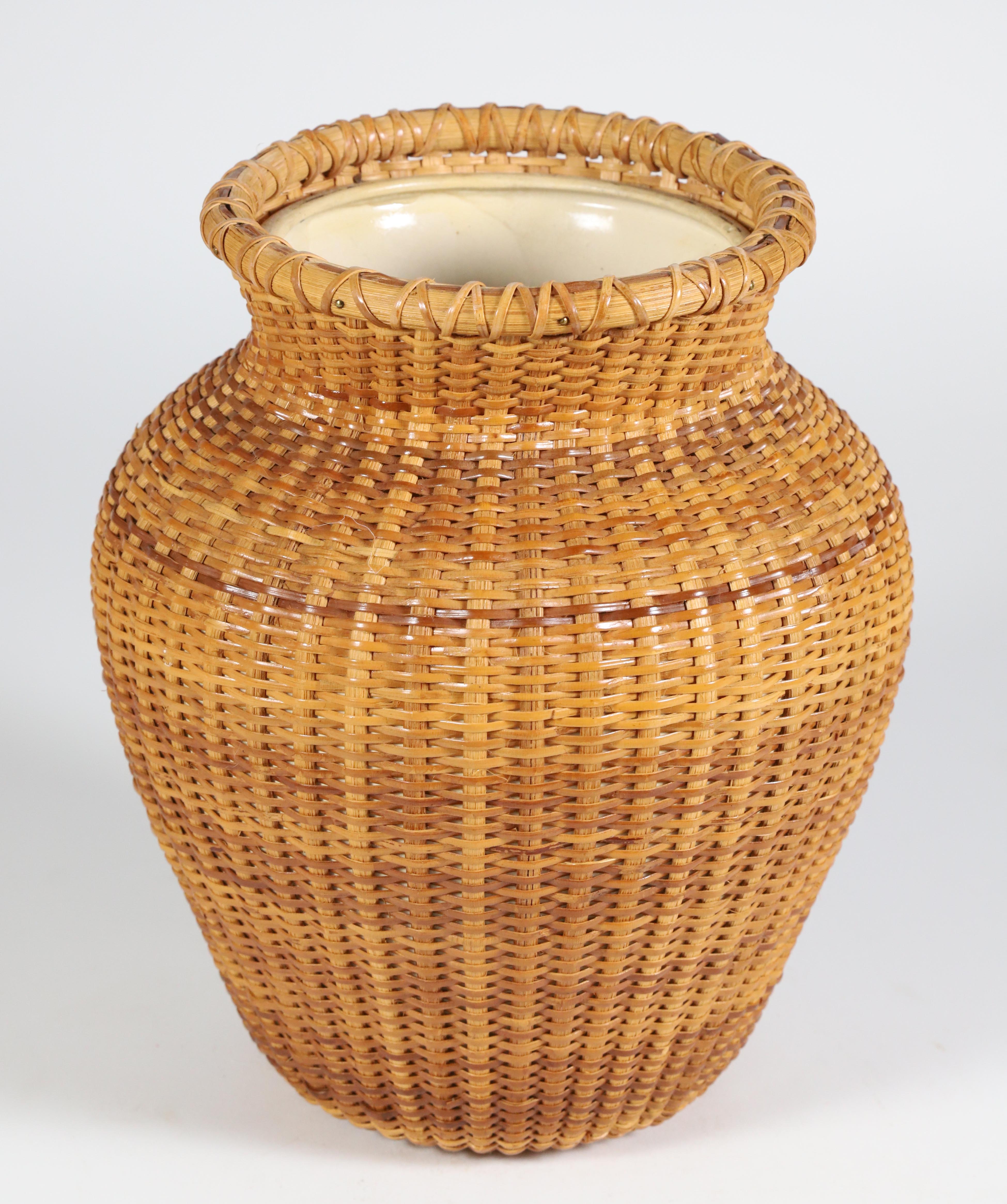 Arthur Martin Nantucket Basket Weave Vase - Arthur Martin Nantucket ...