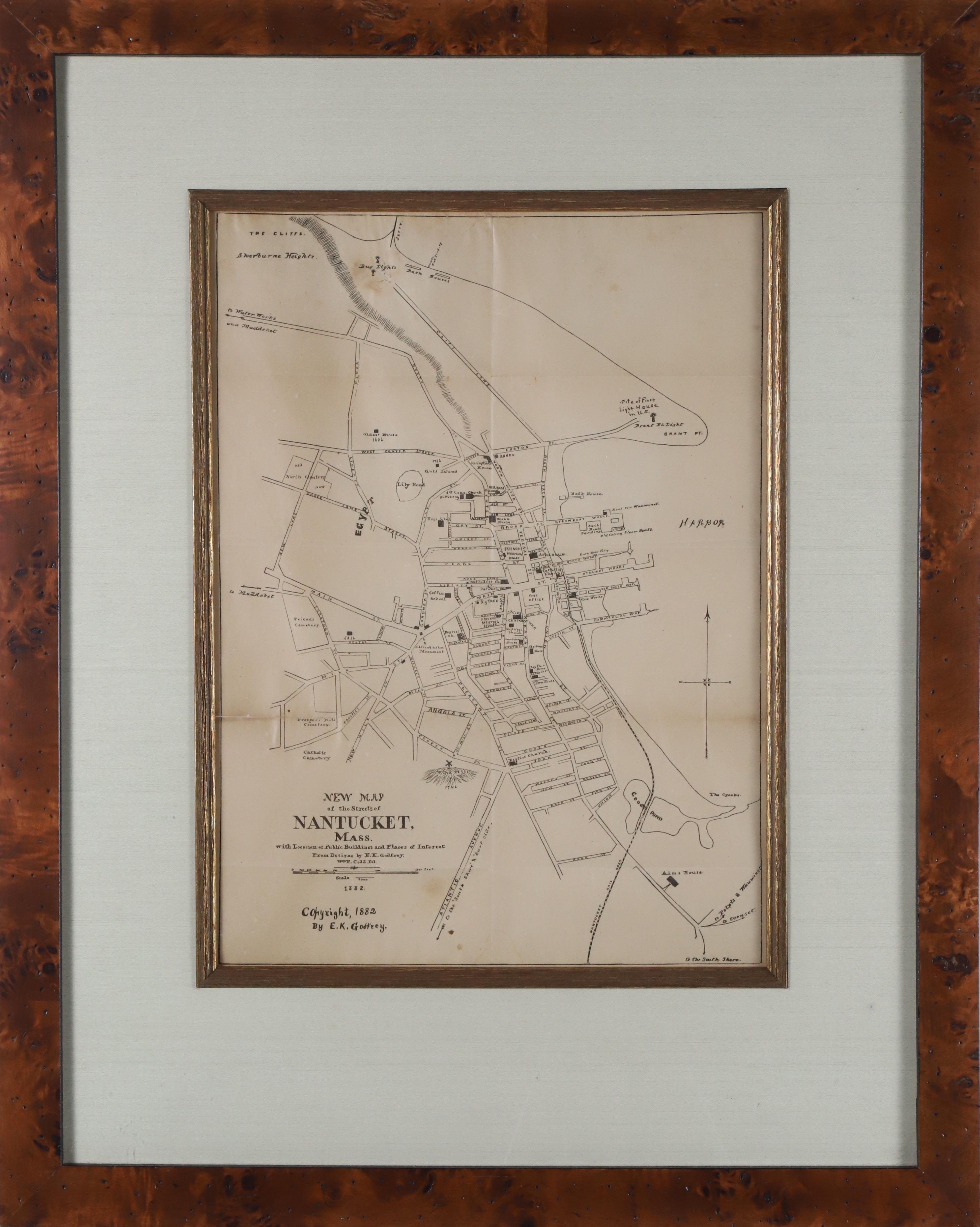 E.K. Godfrey's "New Map of the Streets of Nantucket with Locations of ...