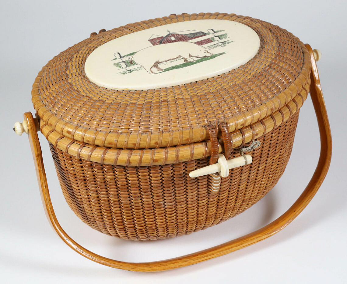 Large Stephen Gibbs Nantucket Friendship Basket - Large Stephen Gibbs ...