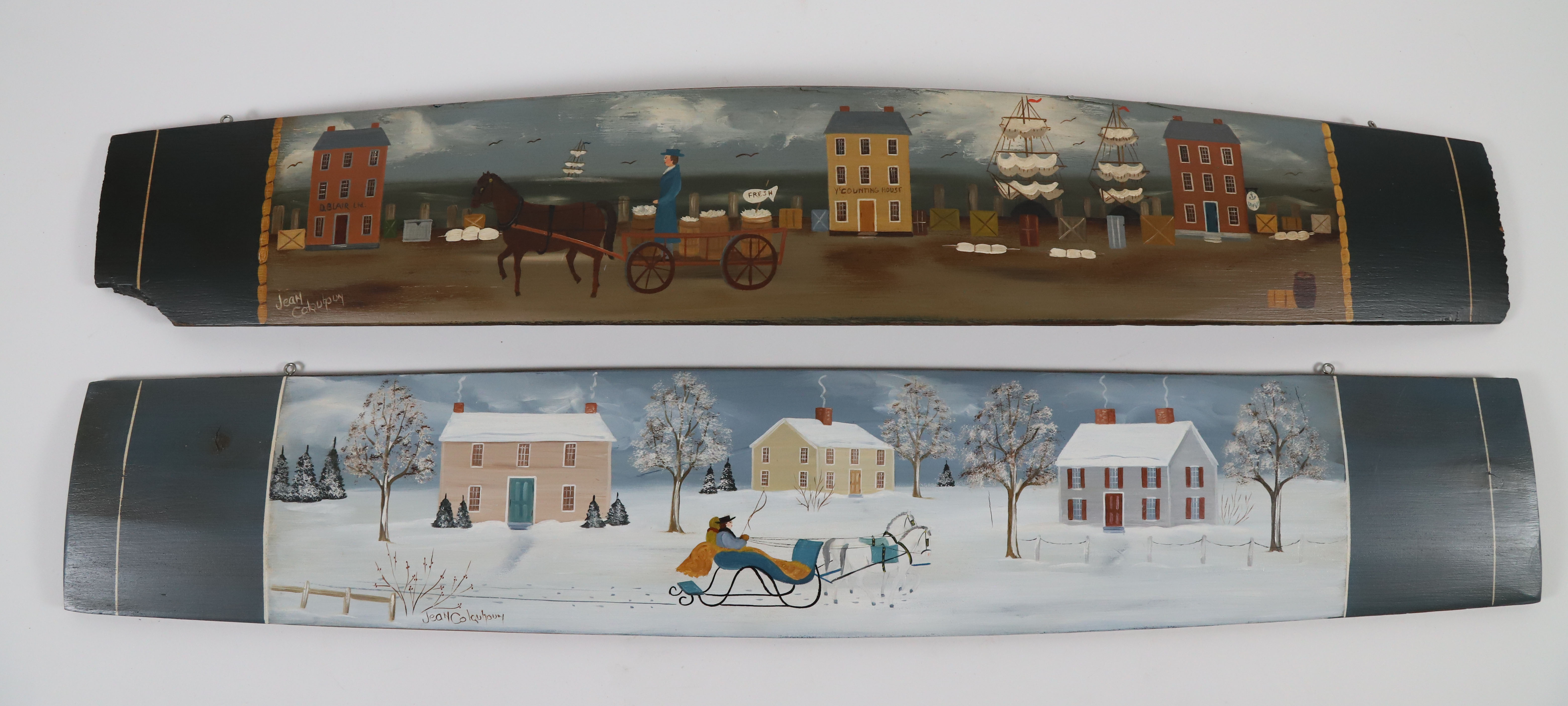 Two Hand Painted Barrel Staves by Jean Colquhoun - Rafael Osona ...