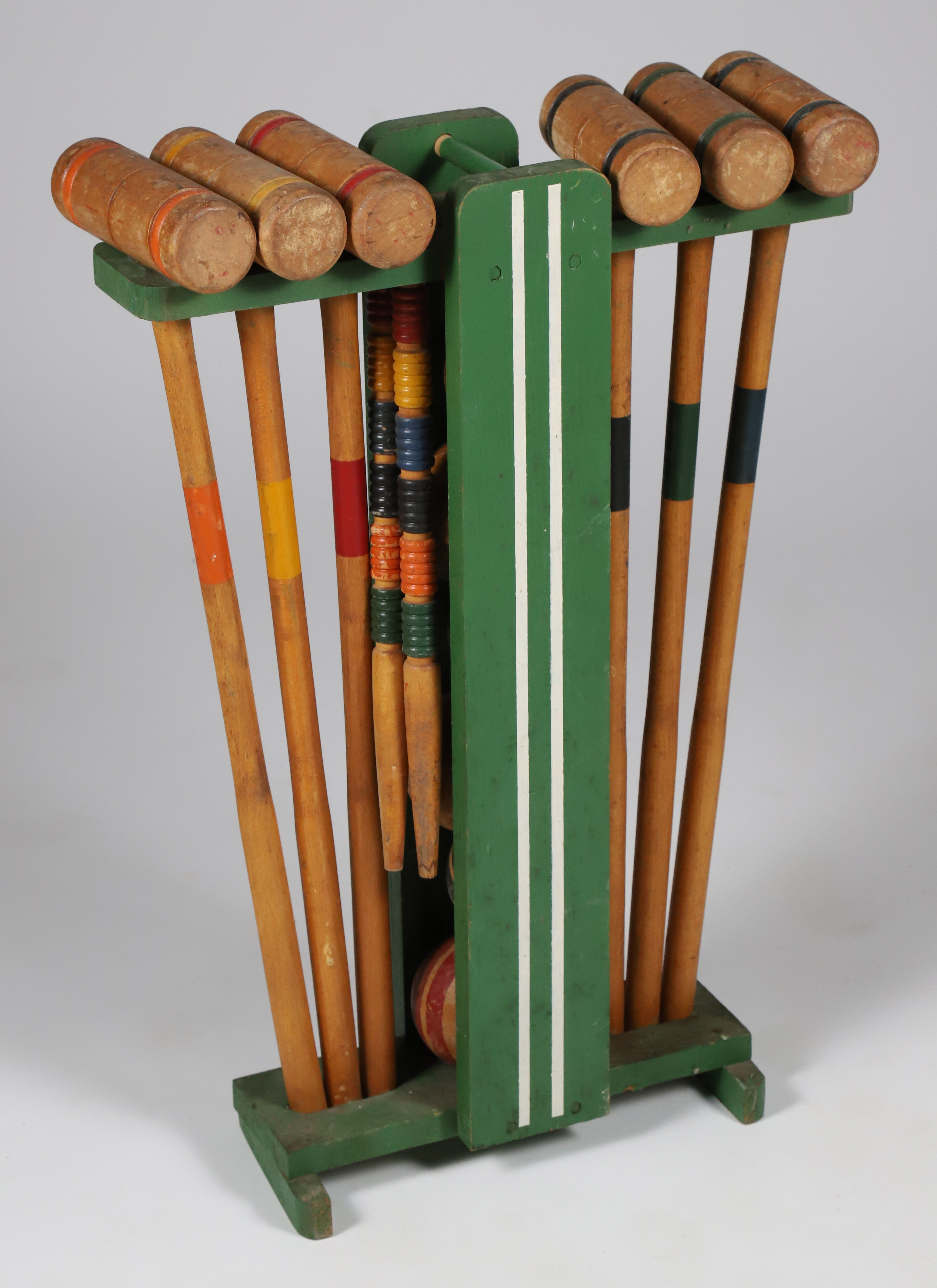 Vintage Croquet Set - Vintage Croquet Set - Rafael Osona Auctions ...