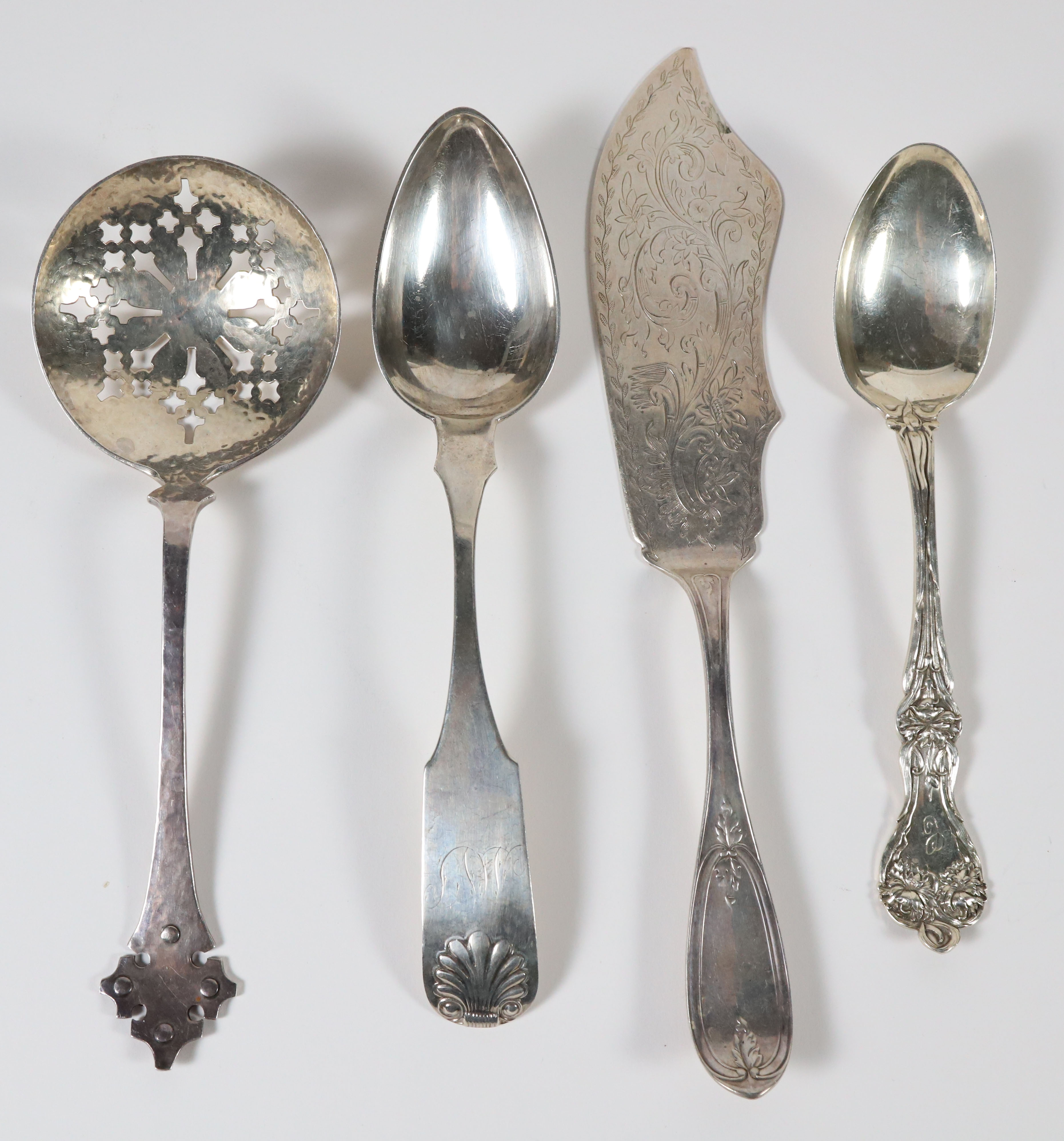 Group of Sterling and Coin Silver Pieces - Group of Sterling and Coin ...