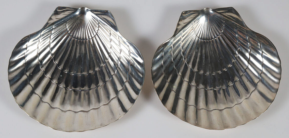 Pair of Tiffany & Co. Scallop Shell Dishes - Pair of Tiffany & Co ...