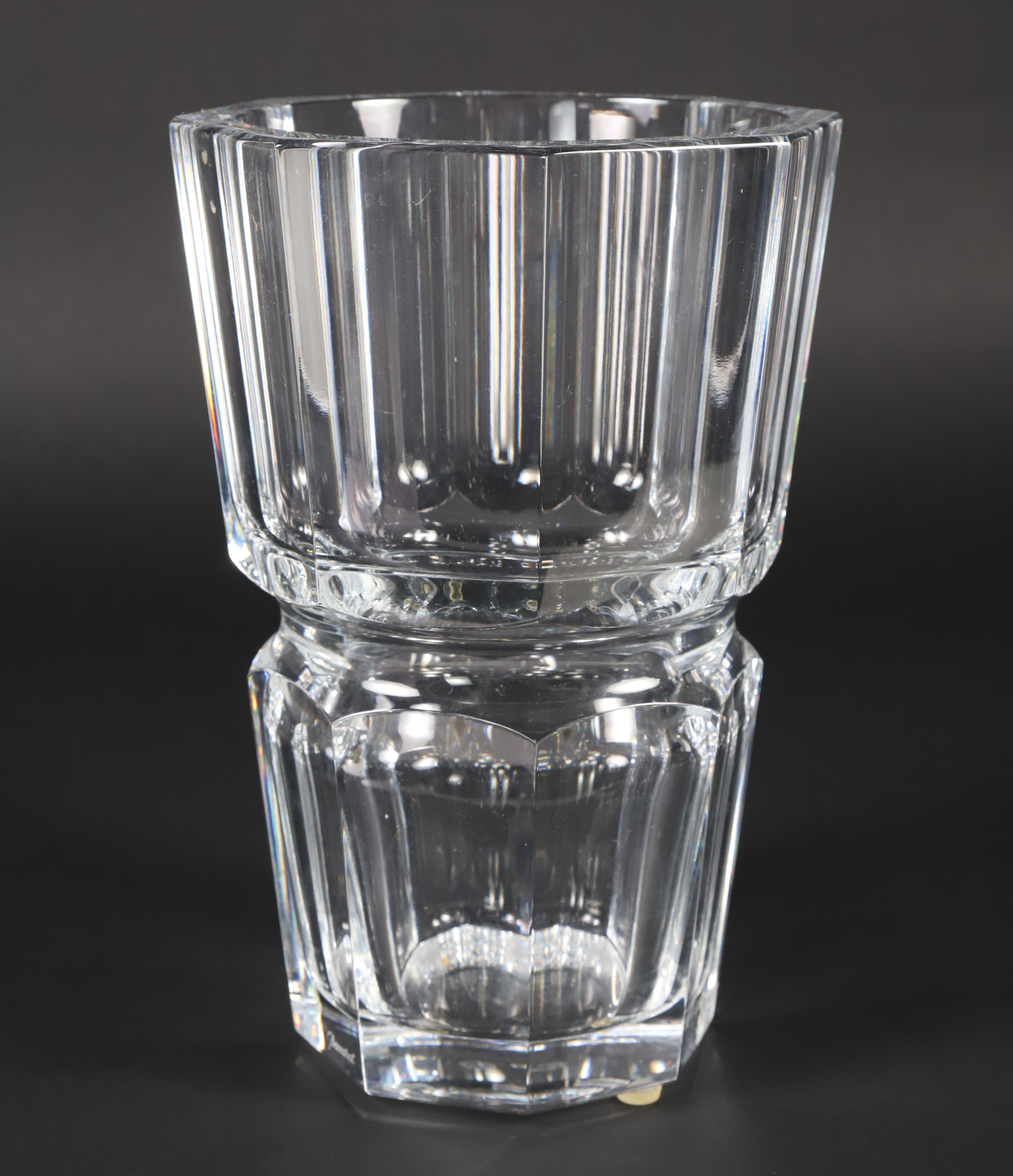 SignedBaccarat Crystal Vase - Signed Baccarat Crystal Vase - Rafael ...