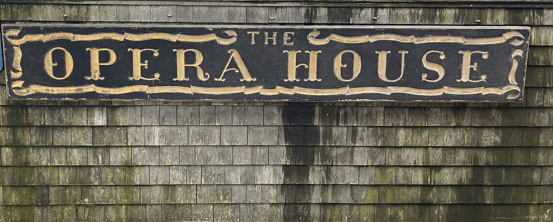 The Original Carved and Painted Opera House Restaurant Sign - The ...
