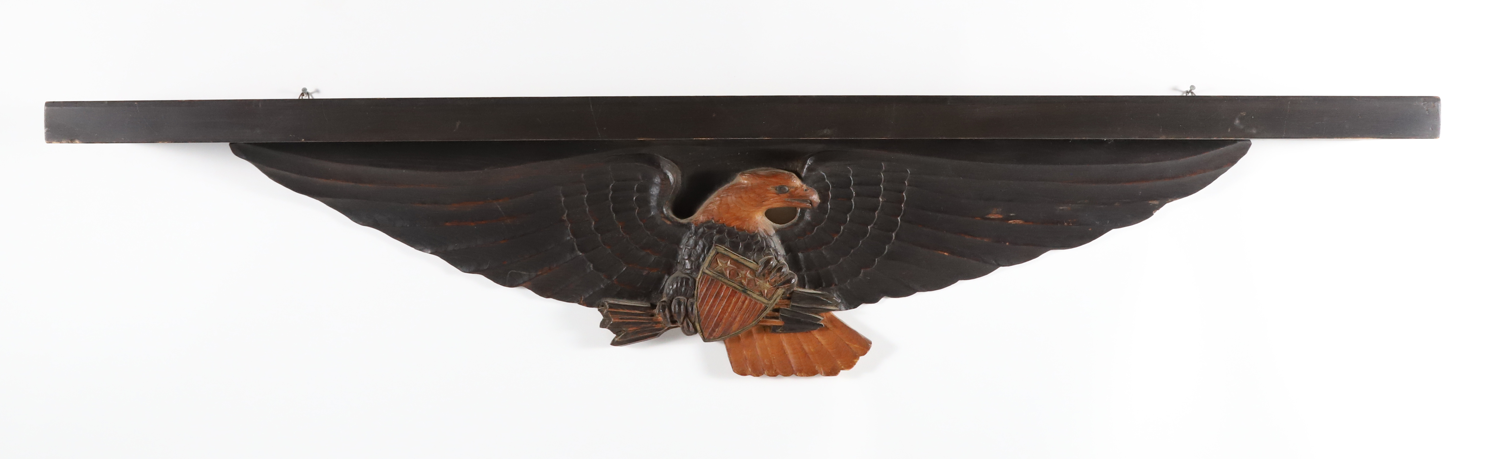 Vintage Carved American Eagle Hanging Shelf - Vintage Carved American ...