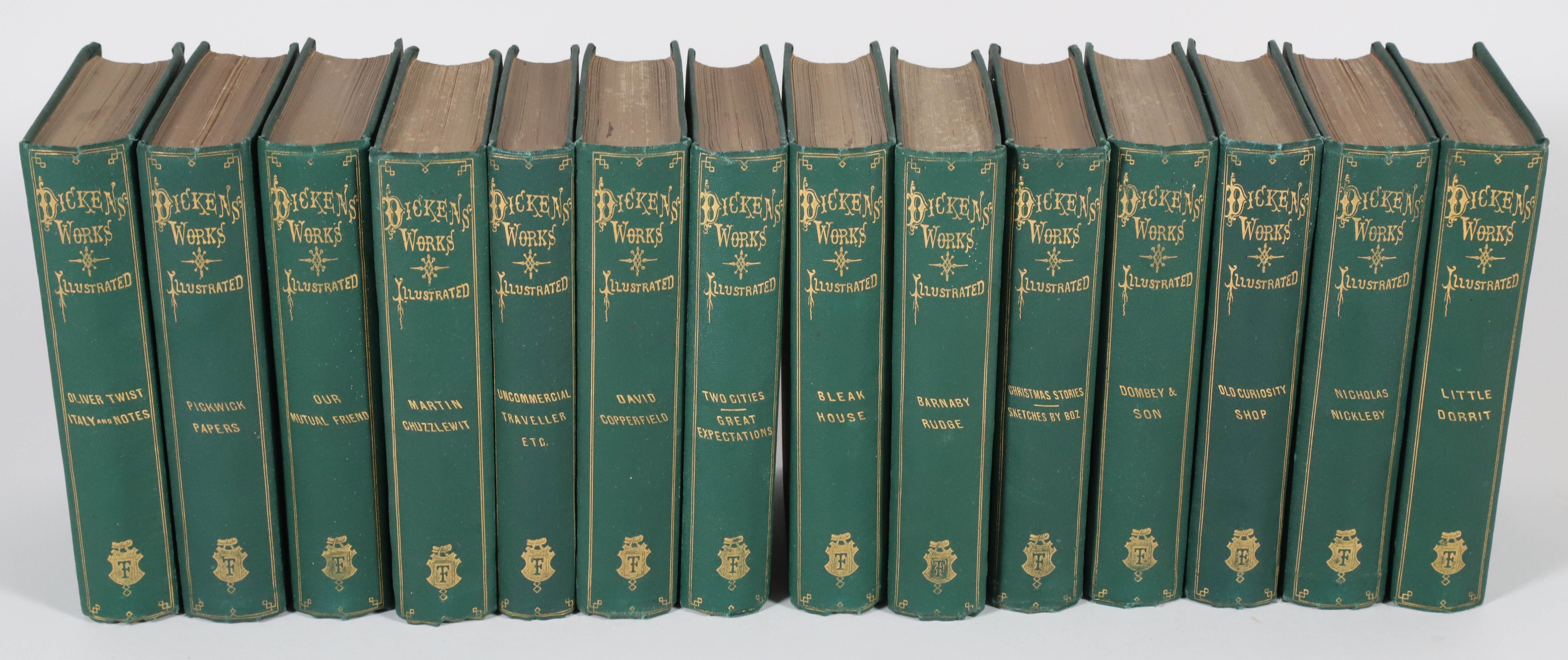 Fourteen Volumes "Dickens Works" - Fourteen Volumes "Dickens Works ...