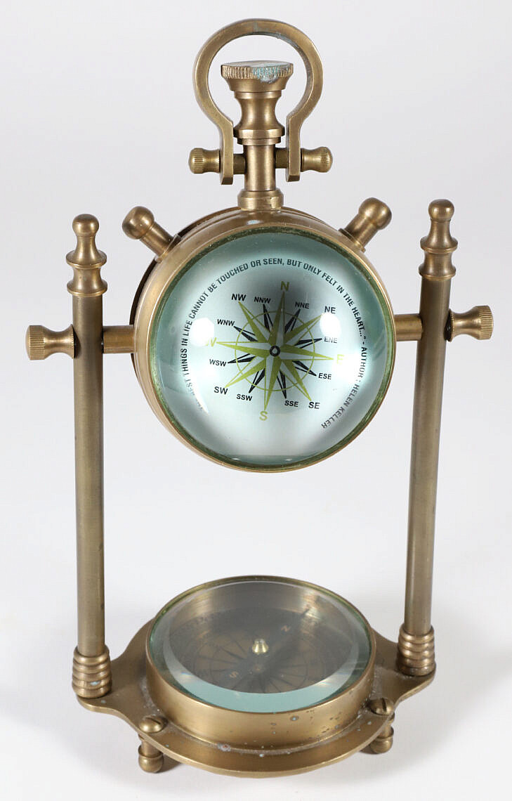 Contemporary Brass Orb Clock - Contemporary Brass Orb Clock - Rafael ...