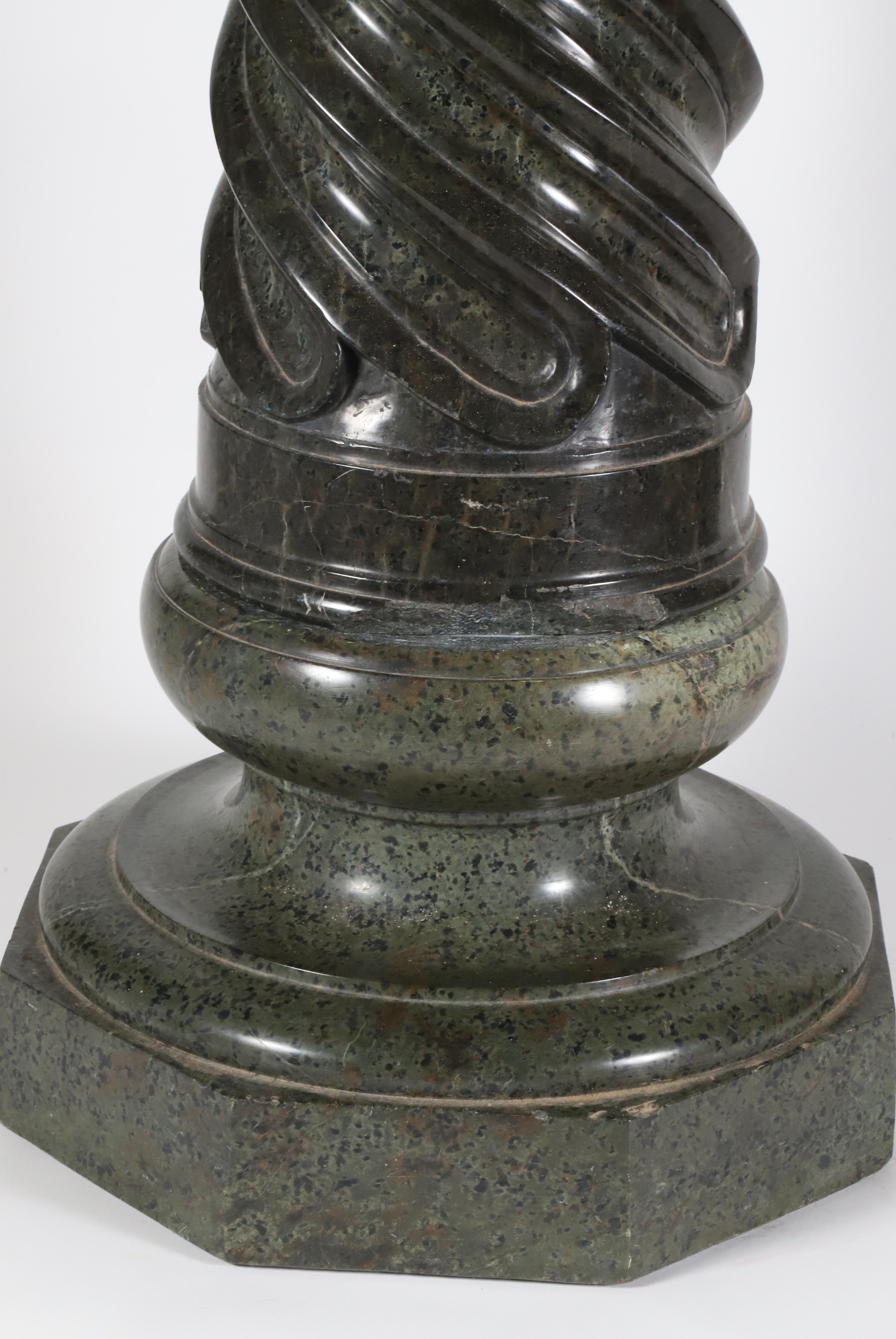 14-5430 Emerald Green Marble Twist Pedestal D IMG_2592 - Rafael Osona ...