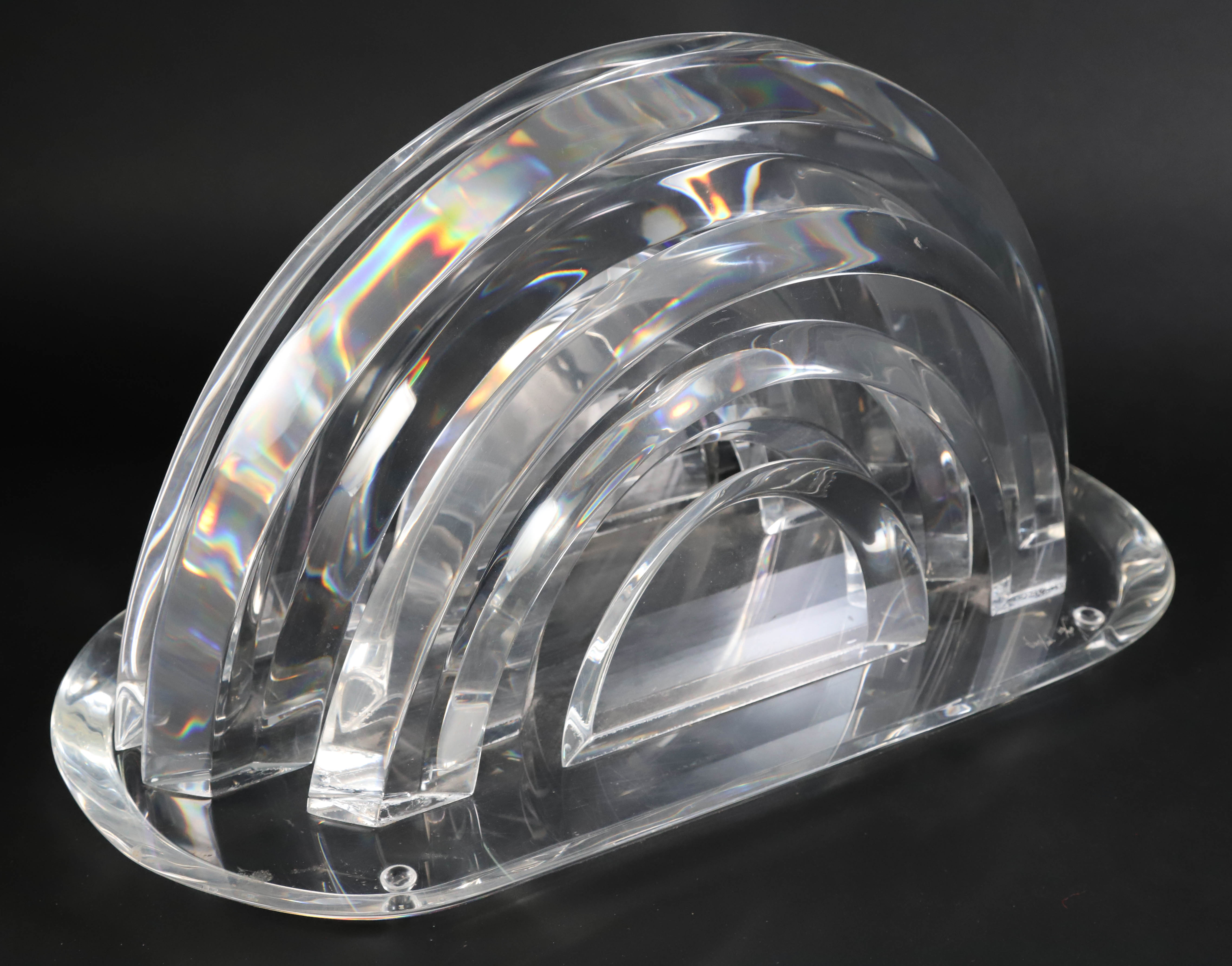 37554 Van Teal Lucite Sculpture D_IMG_9448 - Rafael Osona Auctions ...
