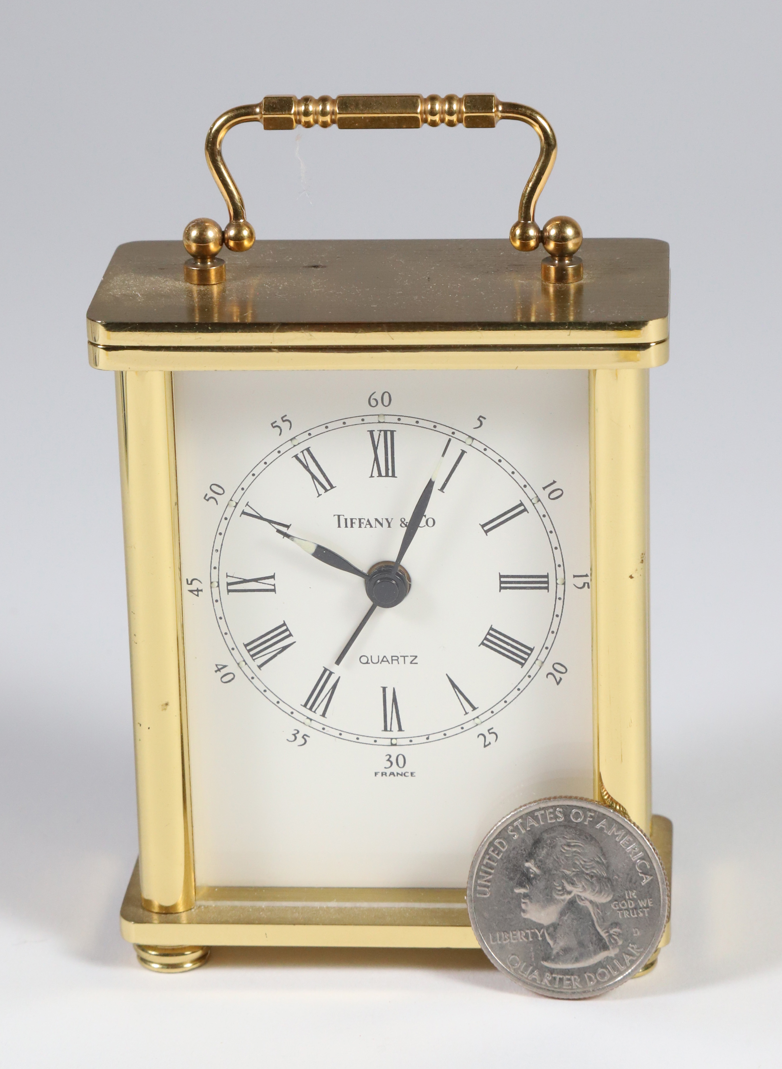 Tiffany & Co. Brass Carriage Clock - Tiffany & Co. Brass Carriage Clock ...