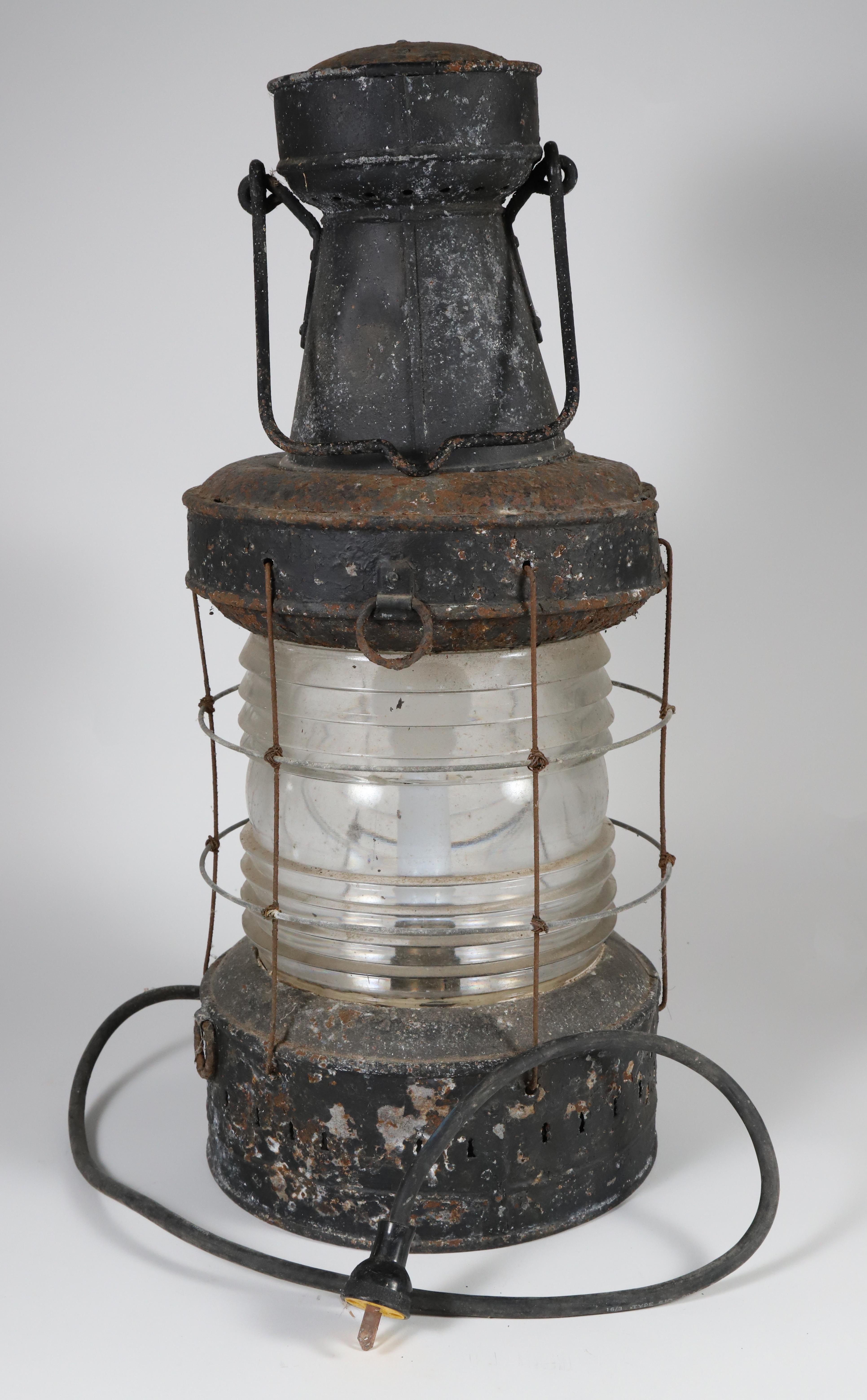 Vintage Black Painted Masthead Light - Vintage Black Painted Masthead ...