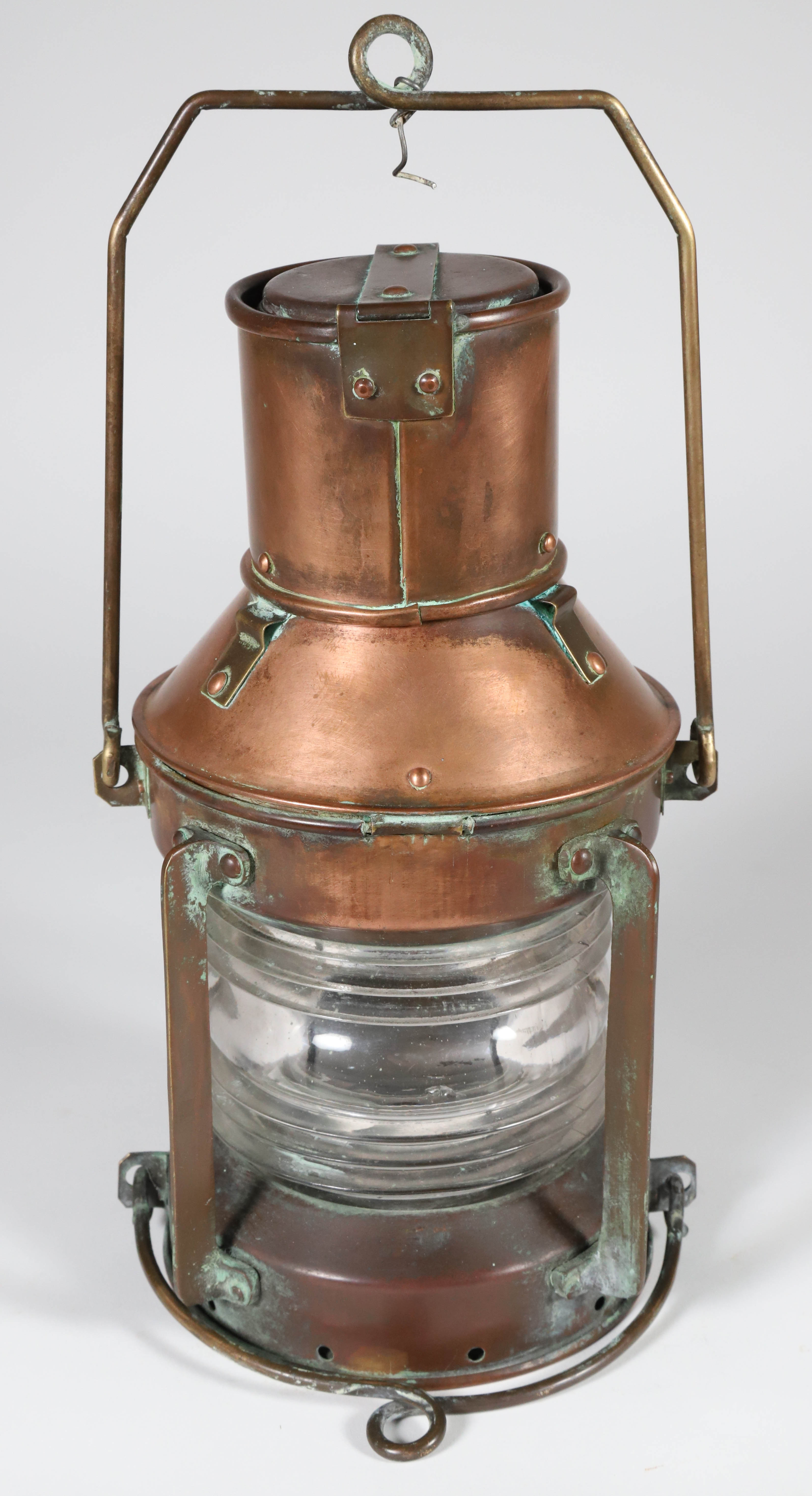 Vintage Copper Ship's Lantern - Vintage Copper Ship's Lantern - Rafael ...