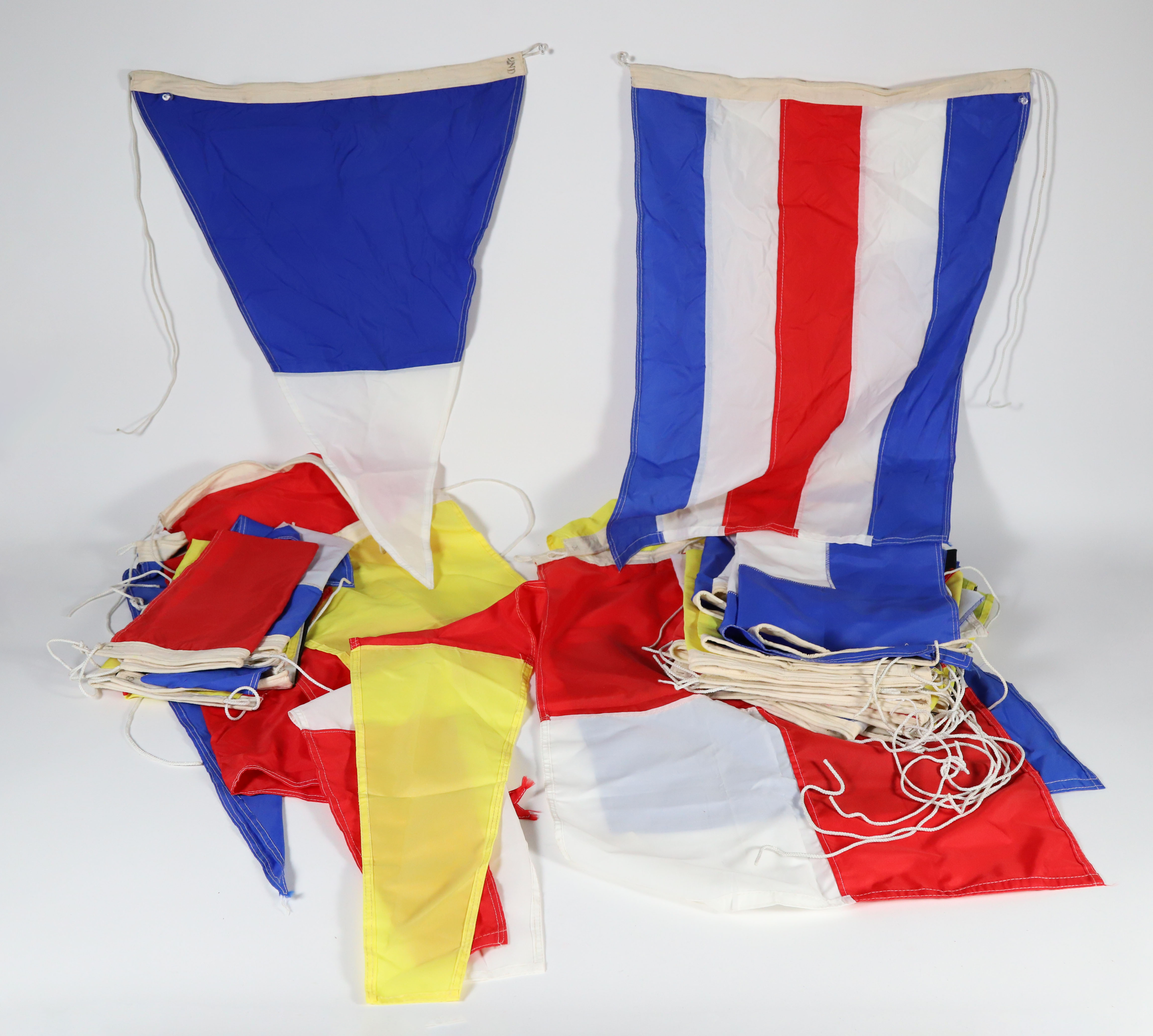 Collection of 31 Vinyl Nautical Signal Flags - Collection of 31 ...