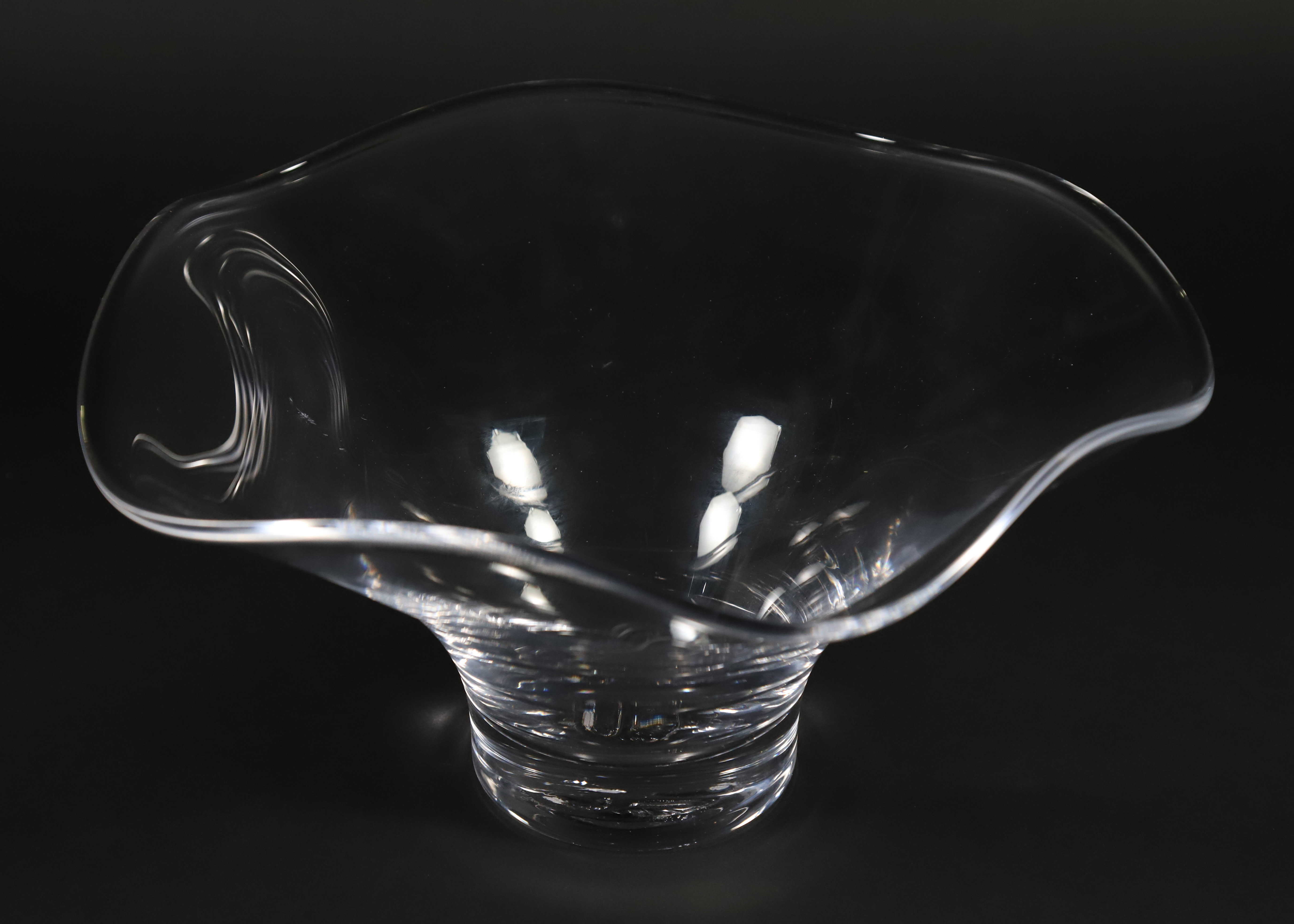Simon Pearce Shaped Centerpiece Bowl - Simon Pearce Hand Blown Shaped ...