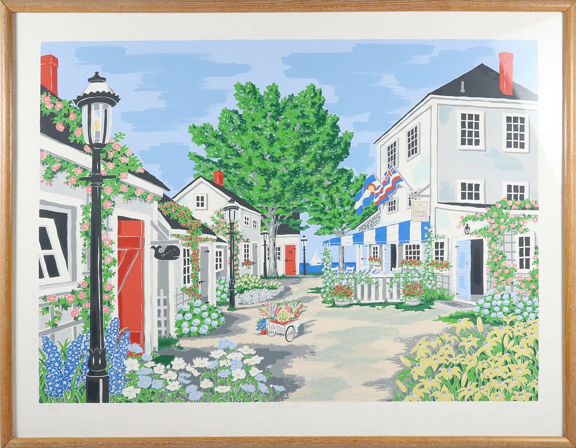 Eric Holch Limited Edition Silkscreen "Morning Glory Cafe" - Eric Holch ...