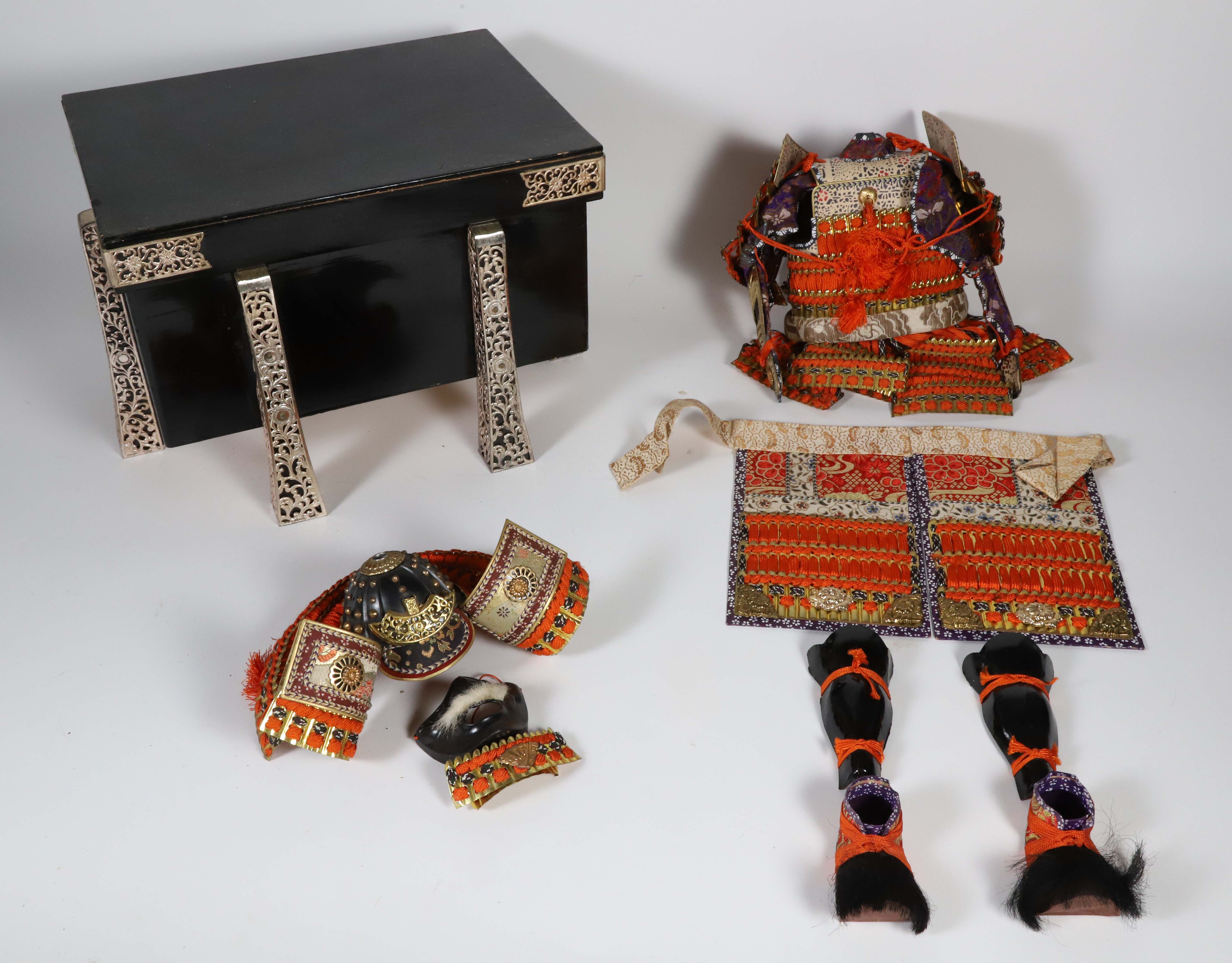 Vintage Boxed Miniature Samurai Warriors Ceremonial Attire - Rafael ...