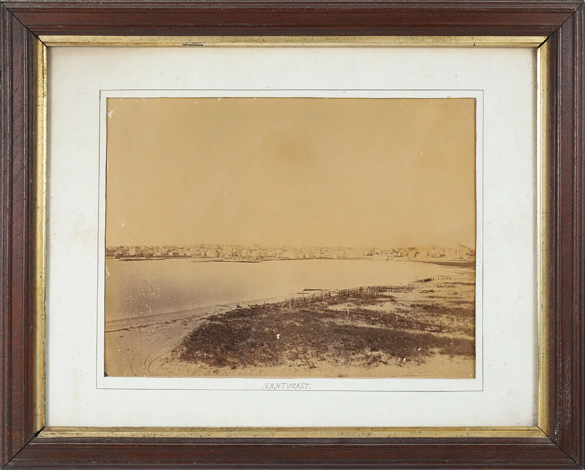 Early Photograph "Town of Nantucket" - Early Photograph "Town of ...