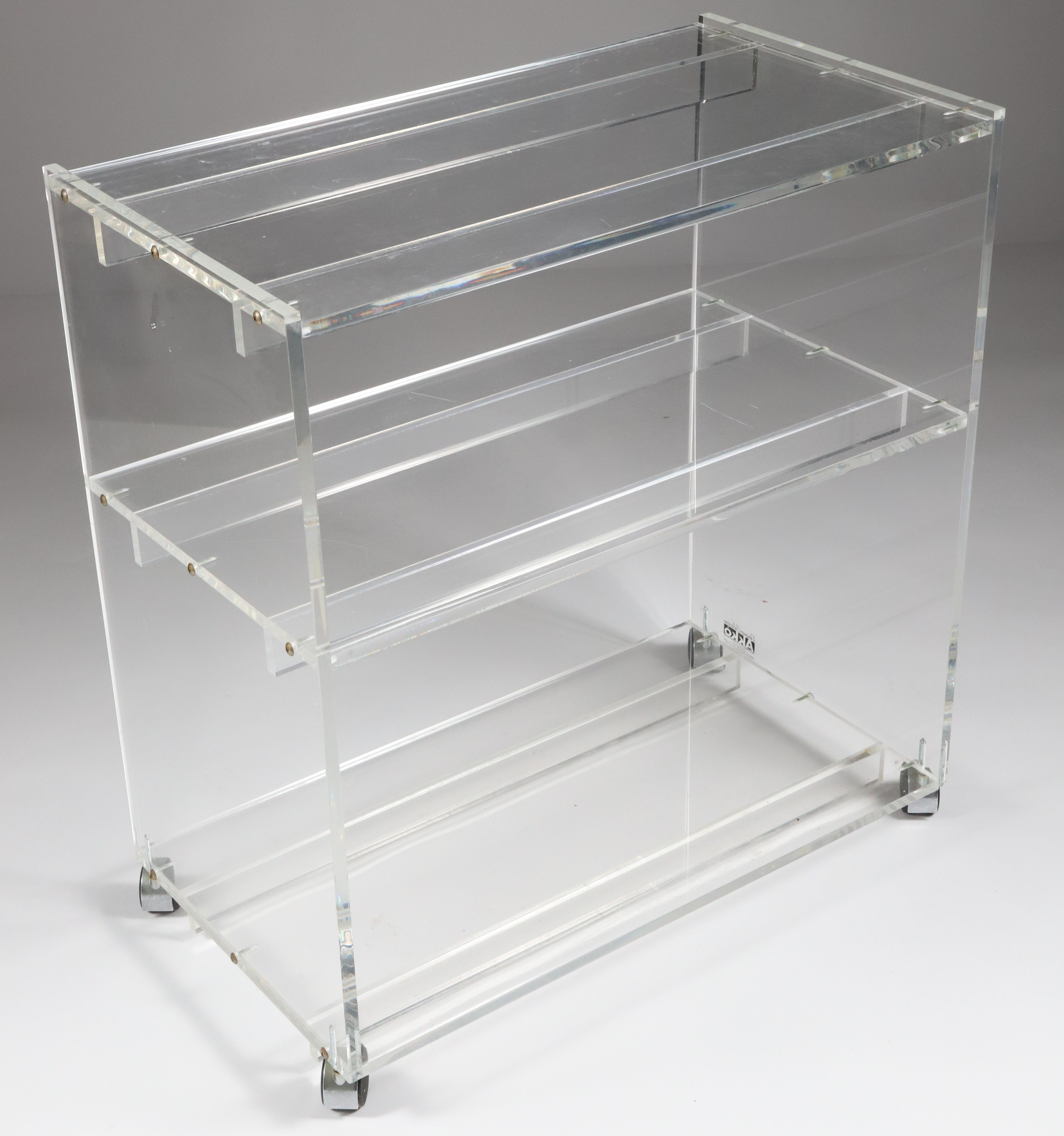 Modern Acrylic Bar Cart - Modern Acrylic Bar Cart, Akko Design ...