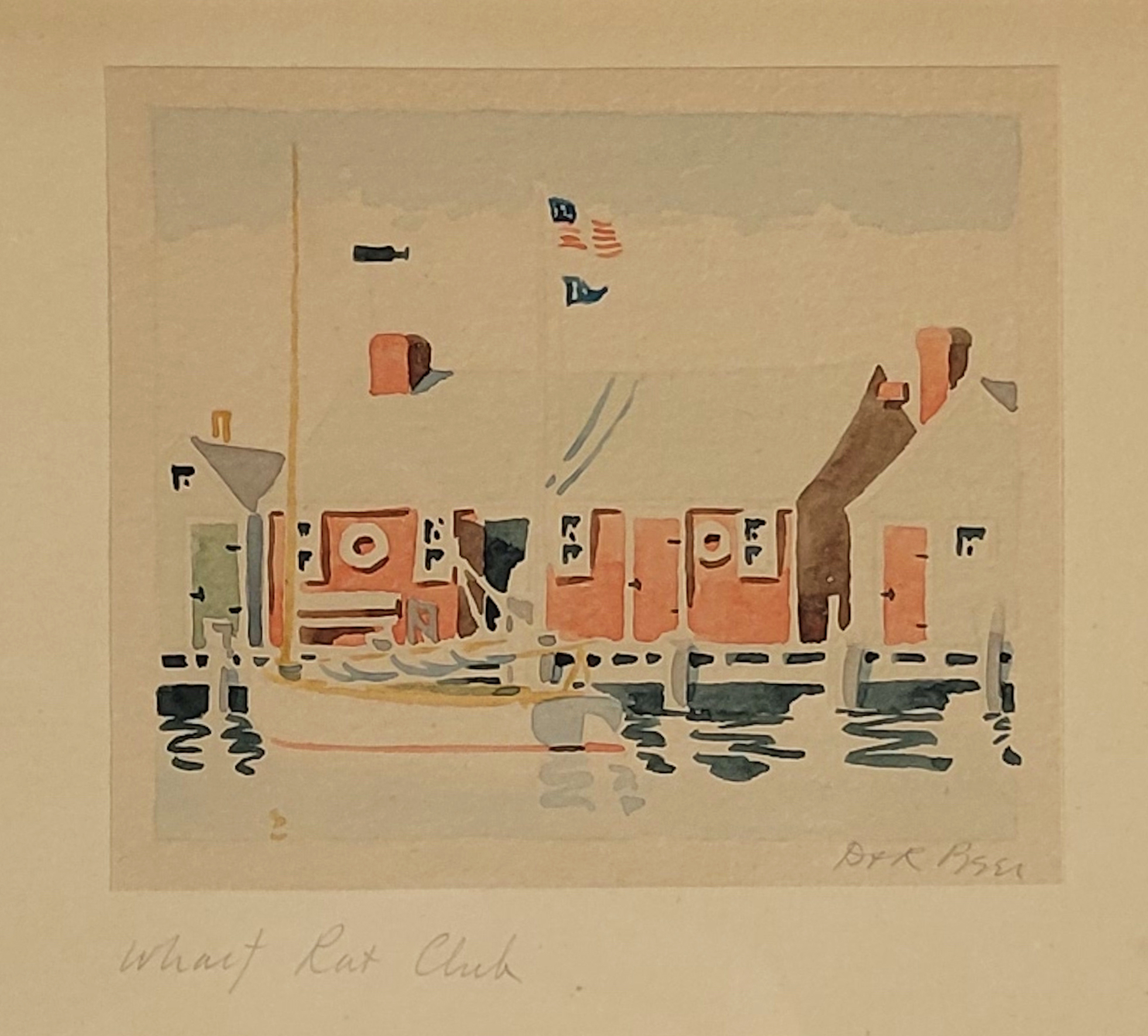 Doris Richard Beer Nantucket Watercolor - Doris & Richard Beer ...