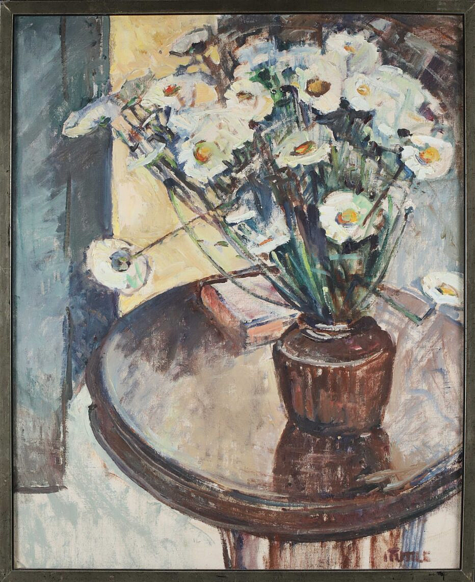 Isabelle Tuttle Oil on Artist Board "Table Top Still Life" - Isabelle ...