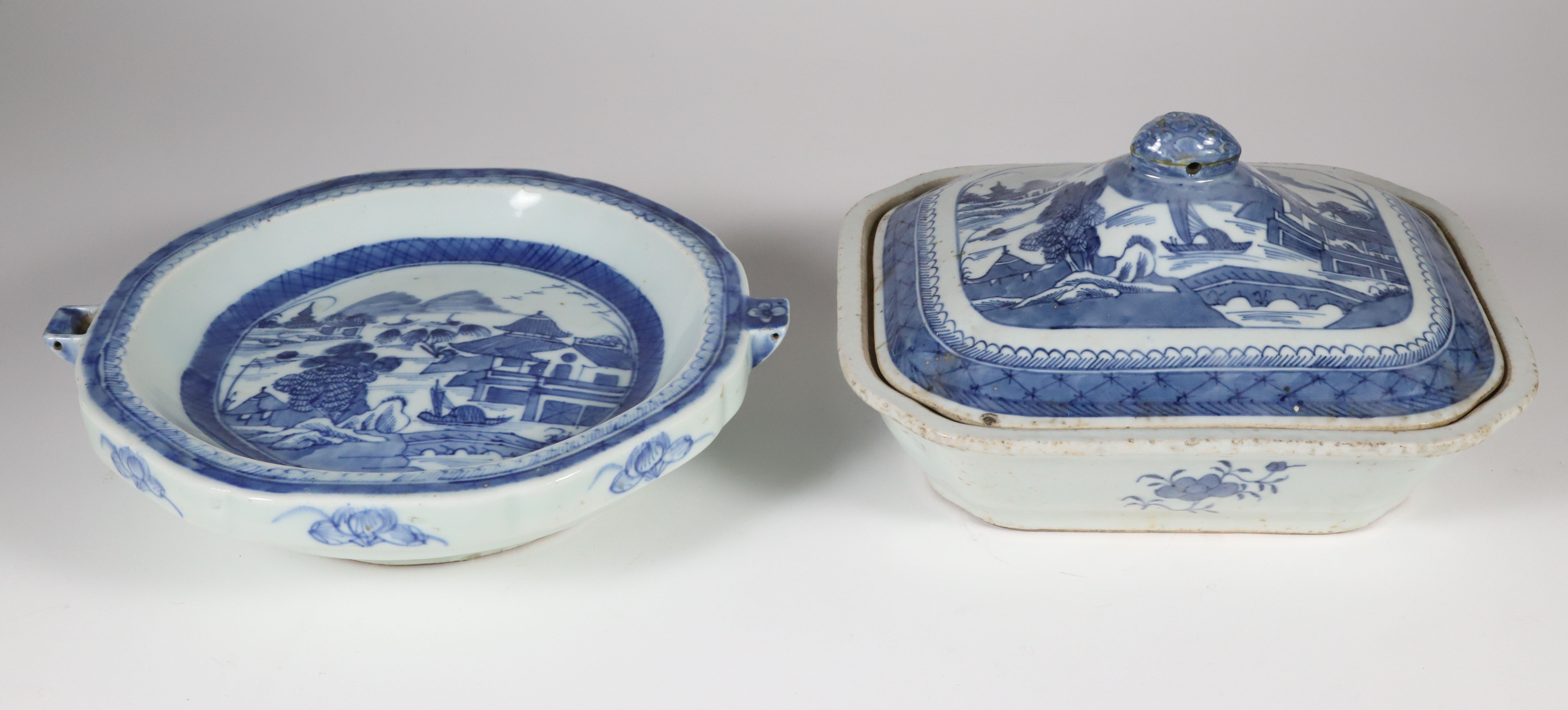 Two Pieces of Chinese Canton China 19th Century - Two Pieces of Chinese ...