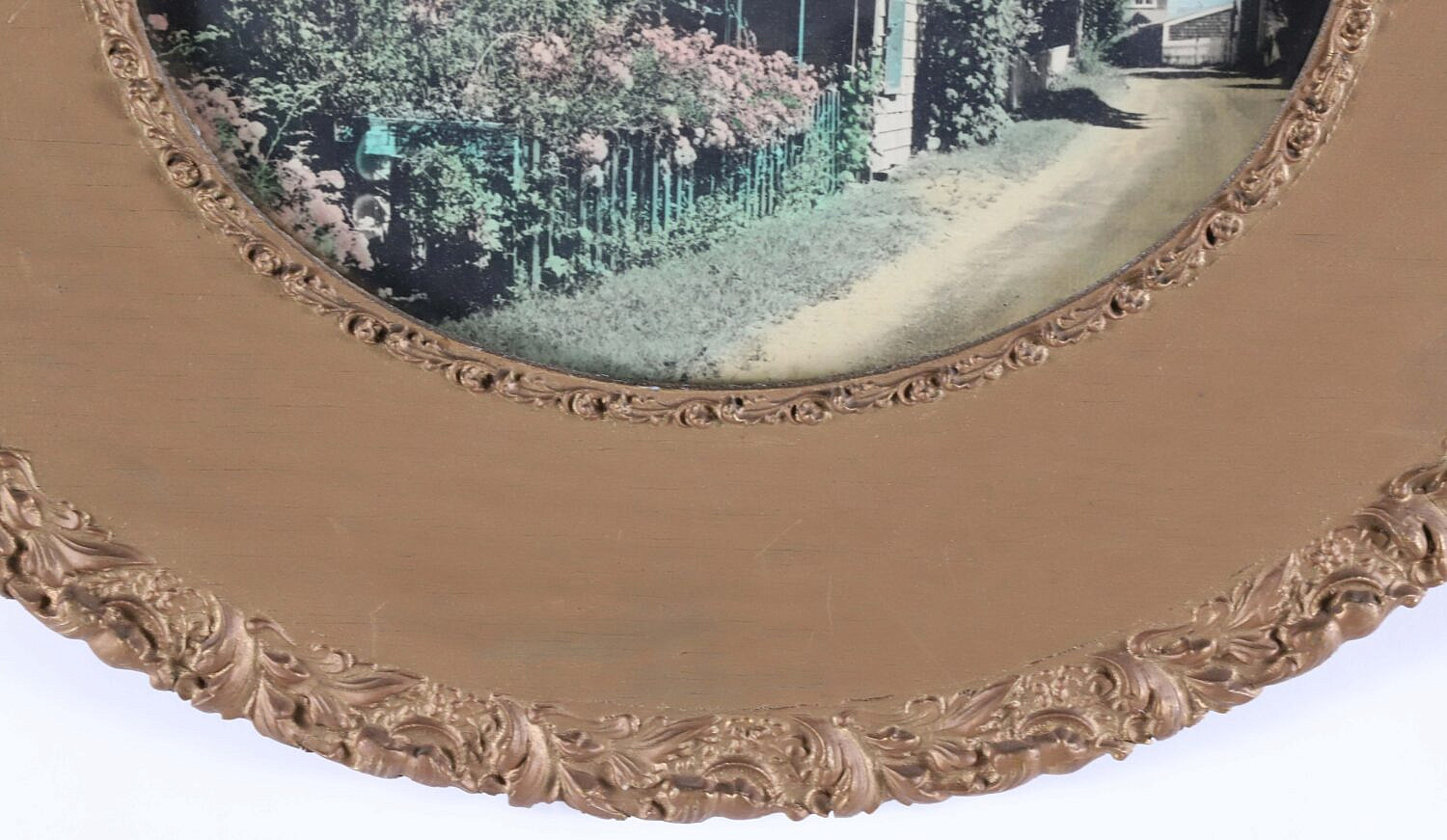 Vintage Nantucket Hand Colored Photograph "Siasconset Rose Covered ...