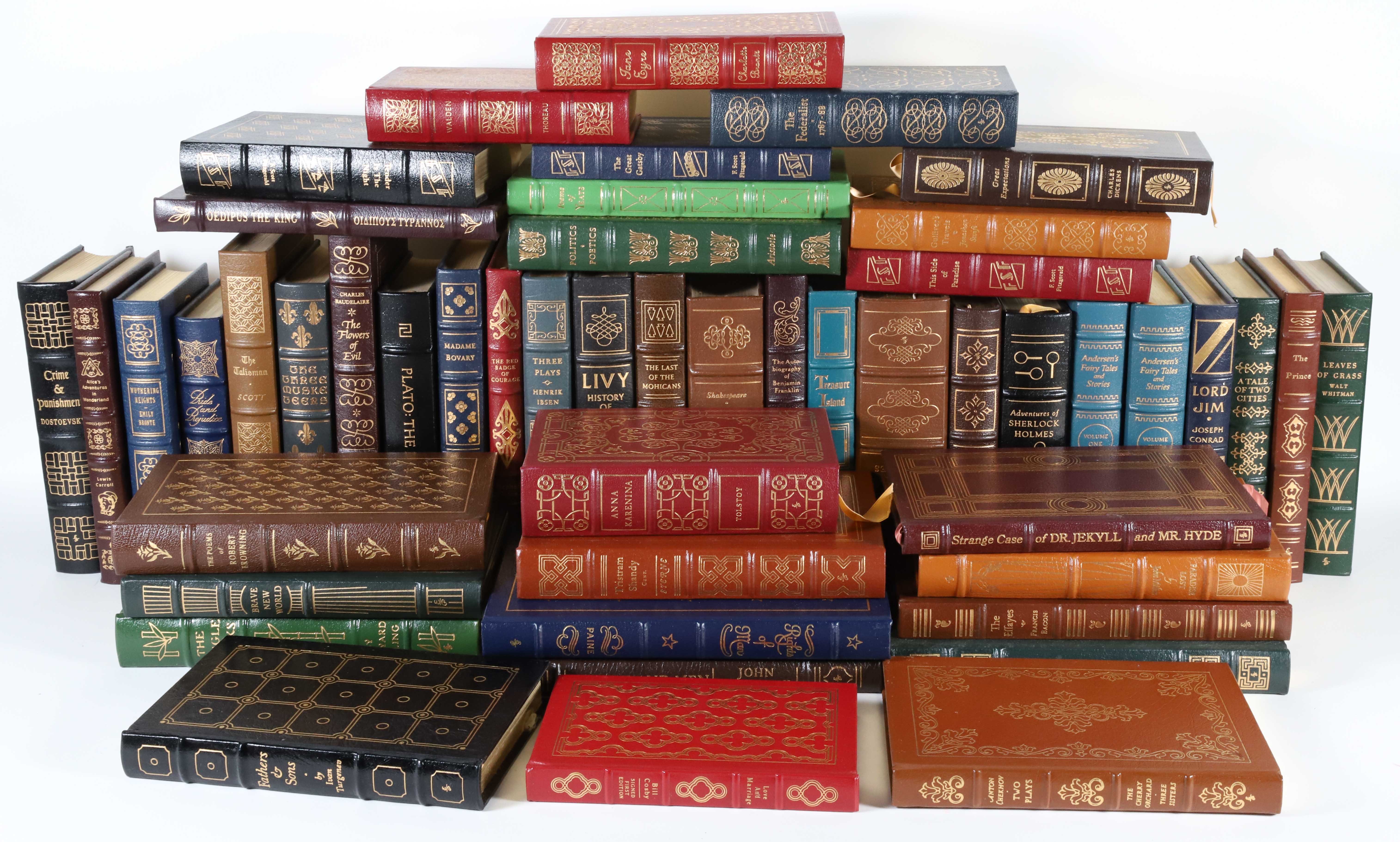 Collection of Fifty Easton Press Tooled Leather Classic Books ...